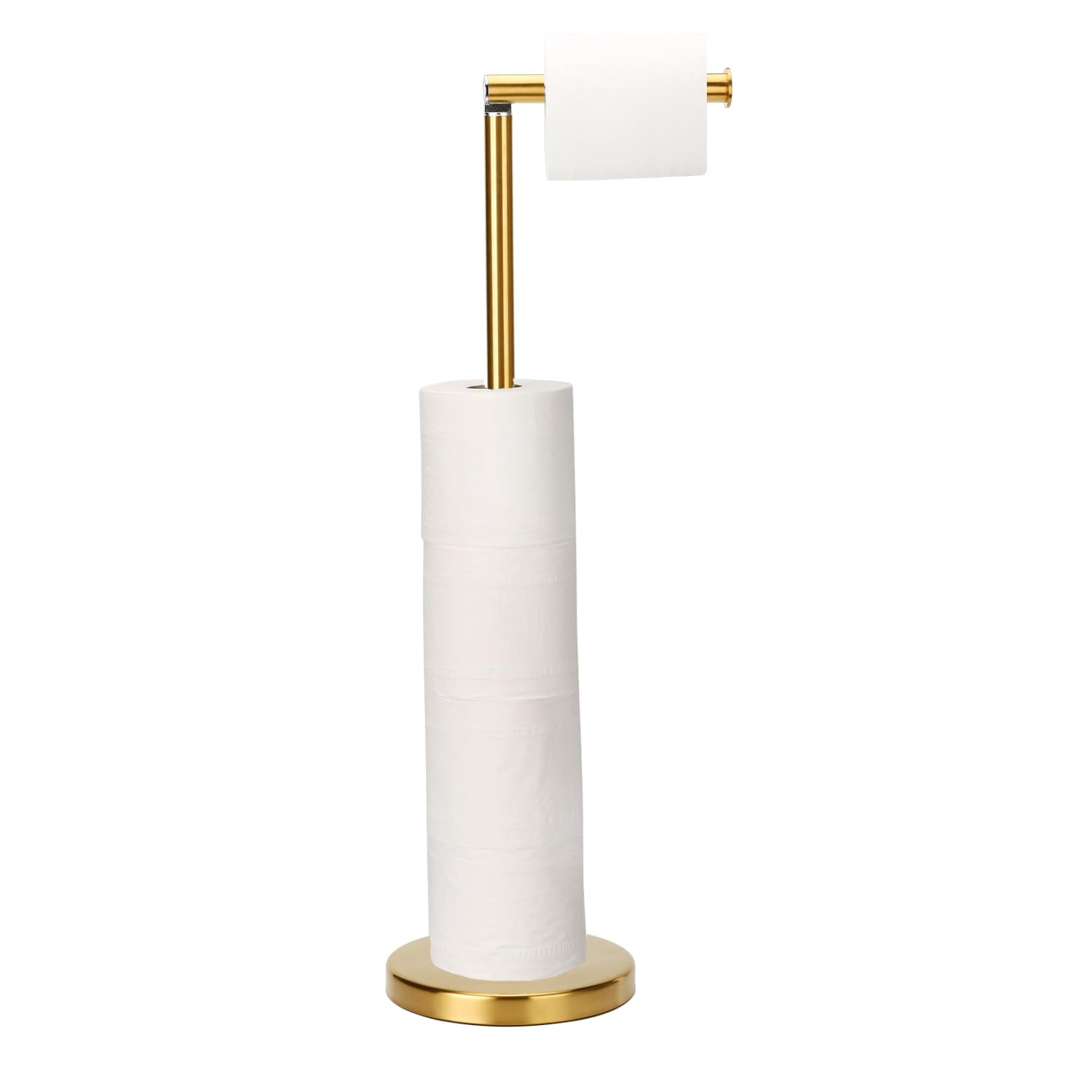 Kalitro Toilet Paper Holder Stand, 5 Rolls Large Storage Tissue Roll ...