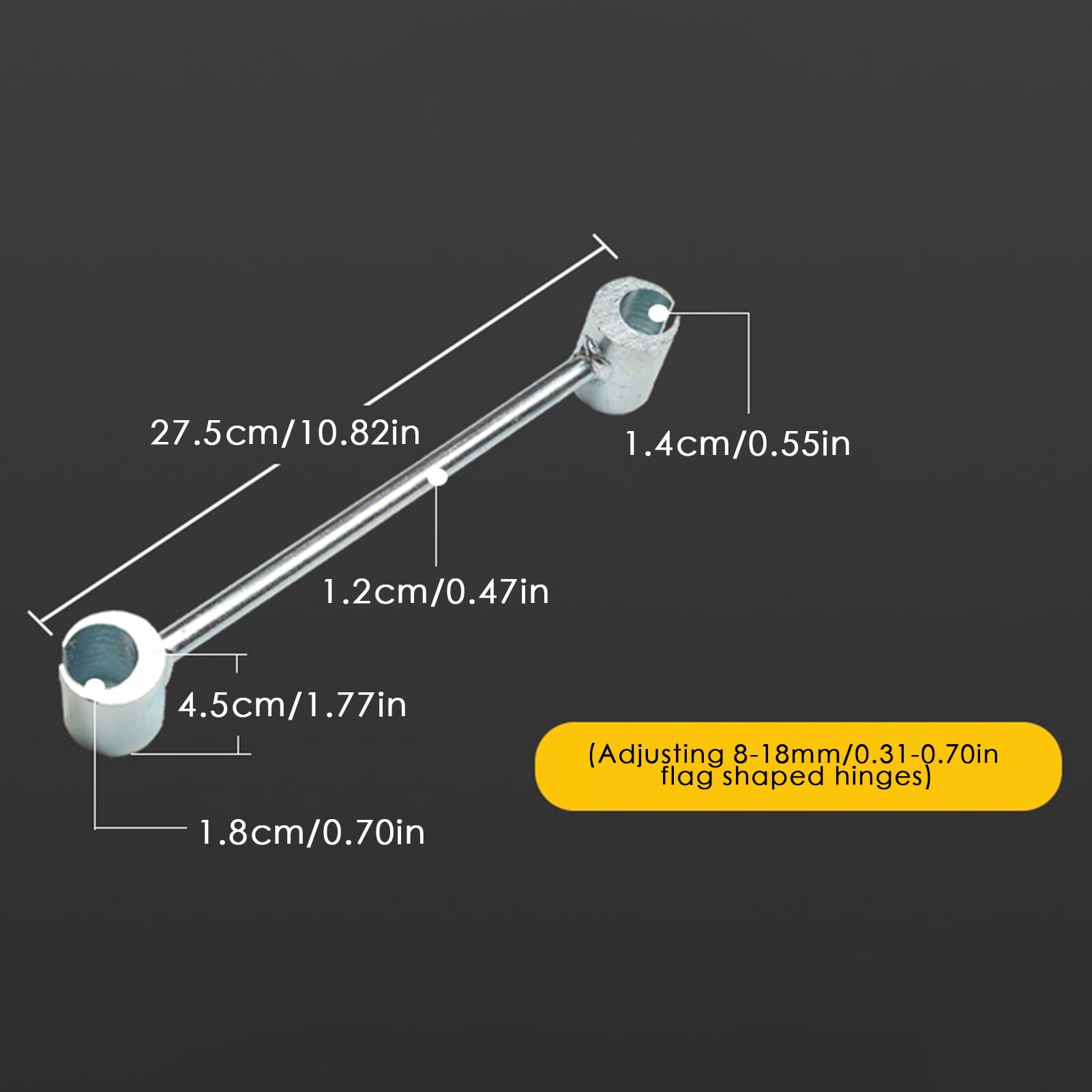 Kalkiam Door Hinge Adjustment Tool - Hinge Bender Wrench | Commercial ...