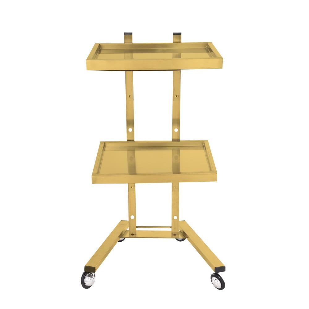 Kalkiam Folding Tray Trolley Salon Trolley Stainless Steel Tray Non ...