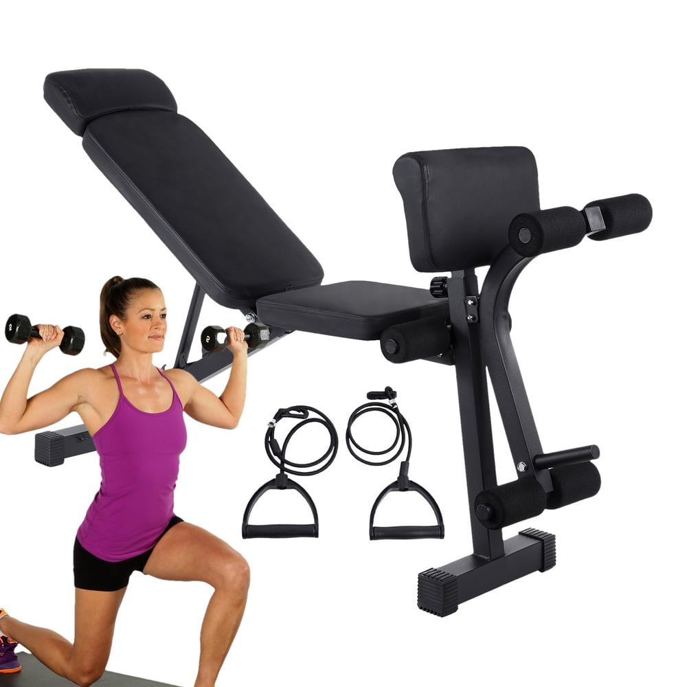 Kalkiam Home Gym Bench Press Bench Adjustable Full Body Exercise Gym ...