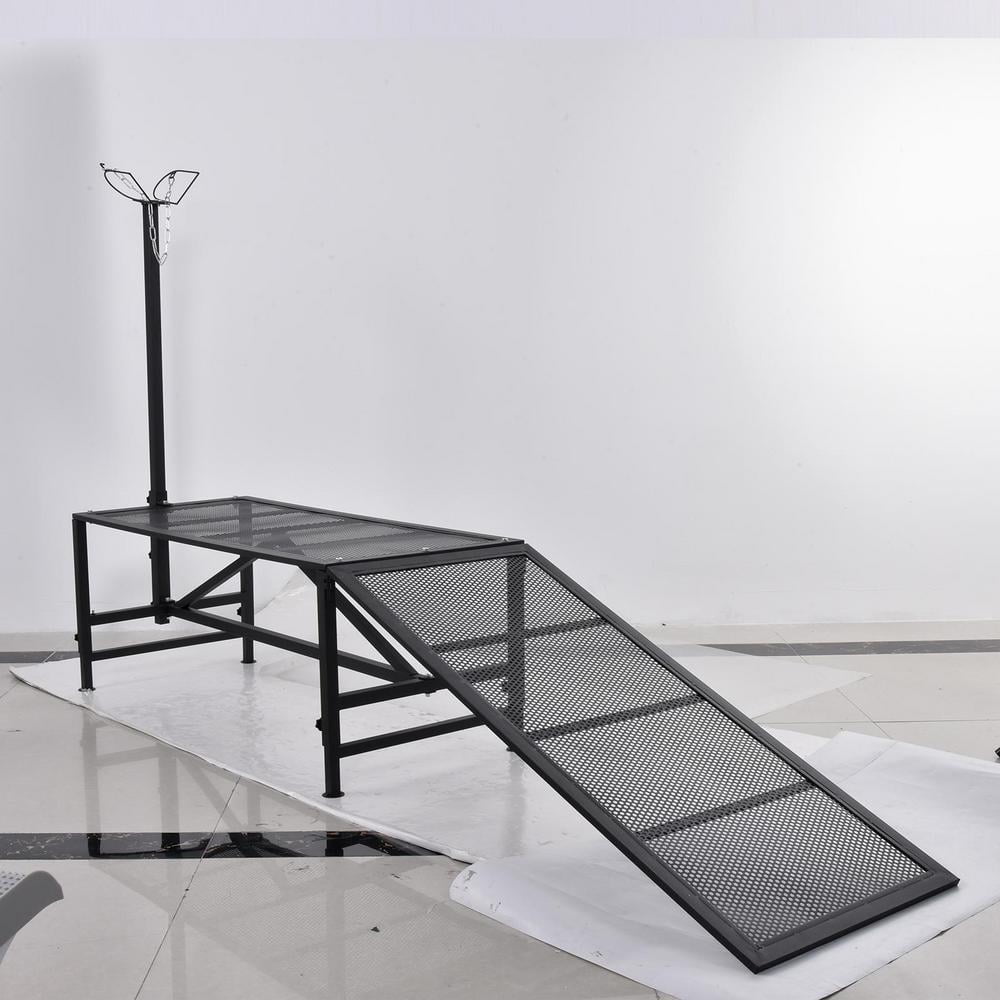 Kalkiam Livestock Stand 330Lbs Capacity Shearing Stand with Ramp ...