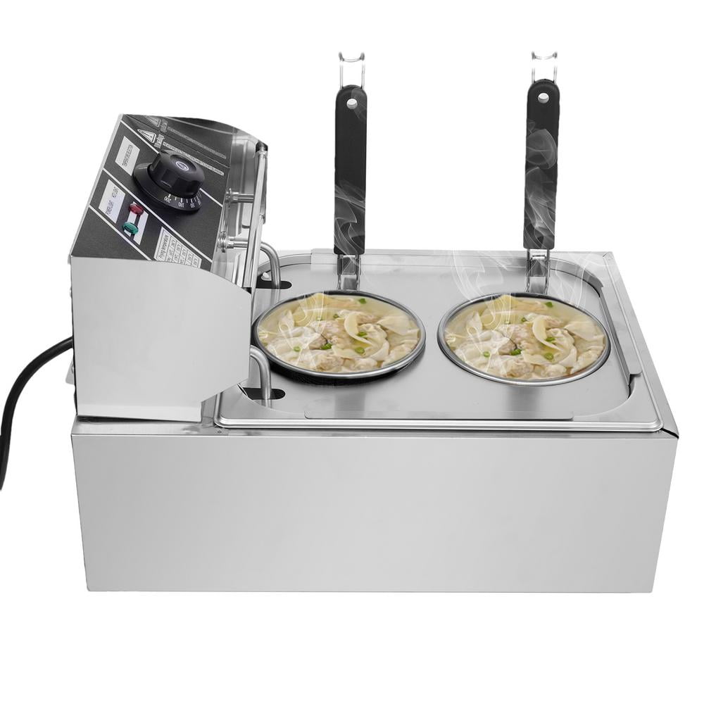 Kalkiam Pasta Cooker Electric 1500W Commercial Stainless Steel Two ...