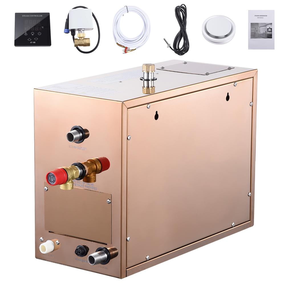 Kalkiam Steam Bath Generator Stainless Steel Steam Shower Kit Steam ...