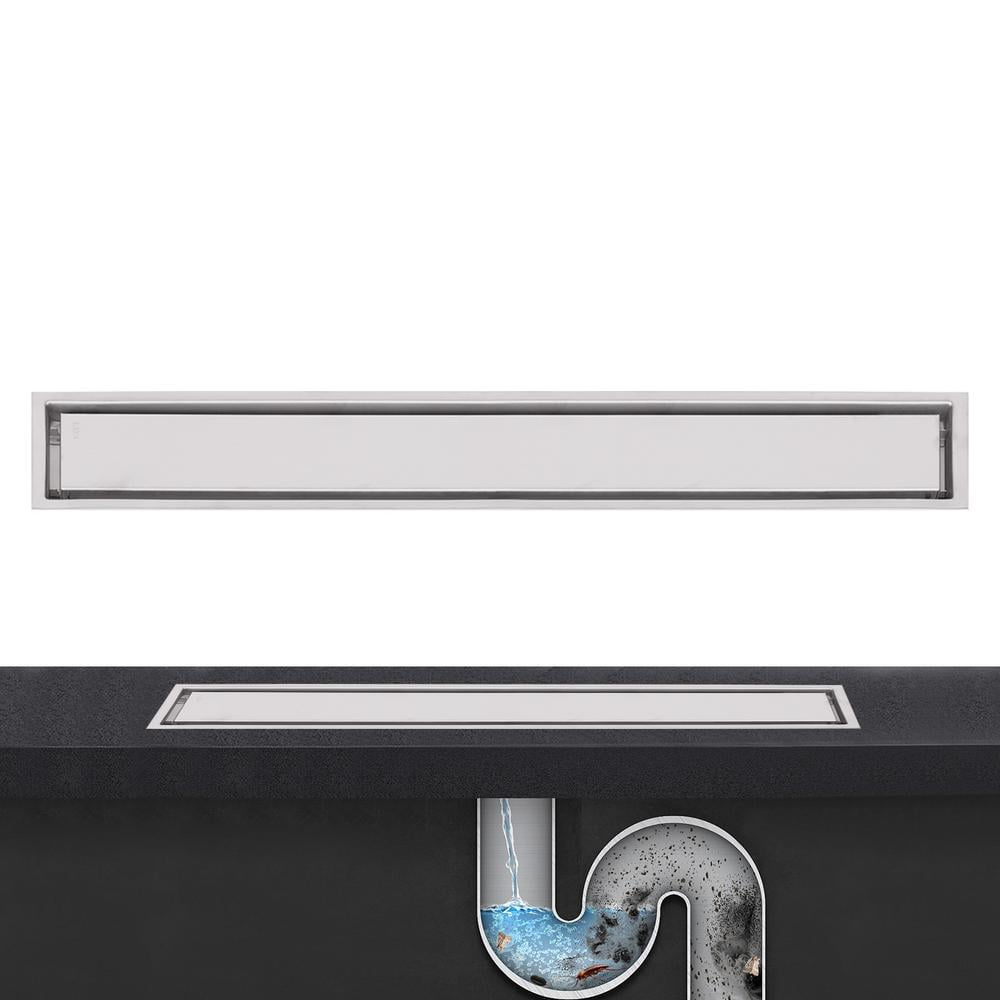 Kalkiam Shower Drain Linear Linear Drain Floor Shower Bathroom 304 ...
