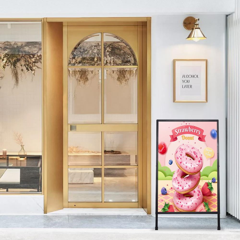 Kalkiam Sign Holder Floor Stand Easel Pedestal Floor Stand Double Sided ...