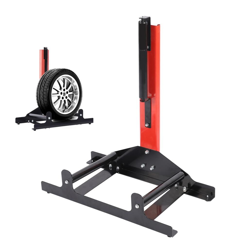 Kalkiam Tire Cleaning Rack Heavy Duty Rolling Wheel Cleaning Stand ...