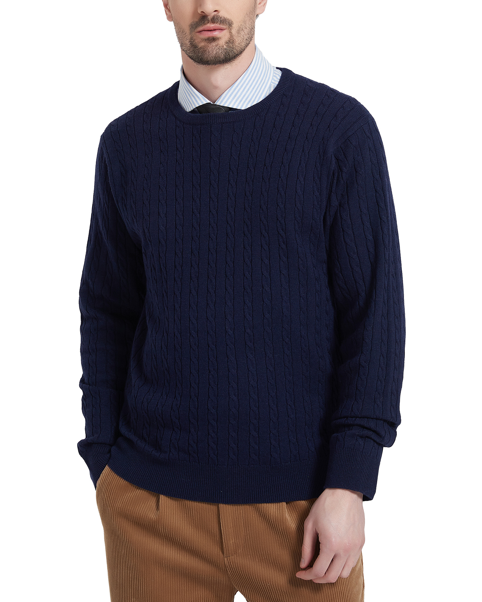 Alfani Men's Textured Grid Pullover Jacquard Blue Size Medium - Walmart.com