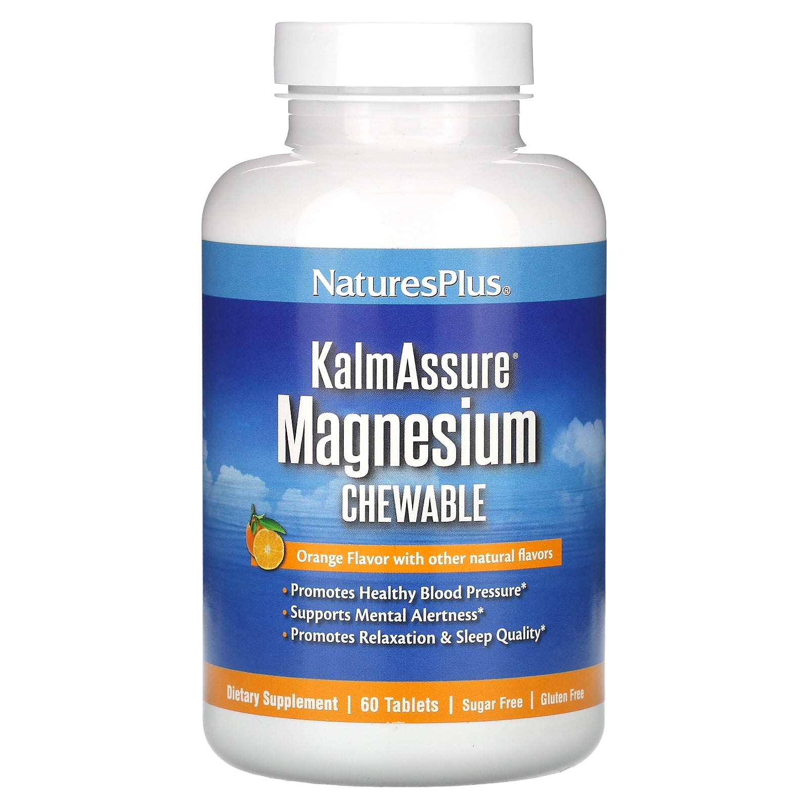 Nature's Plus KalmAssure Magnesium 60 Chewable - Walmart.com