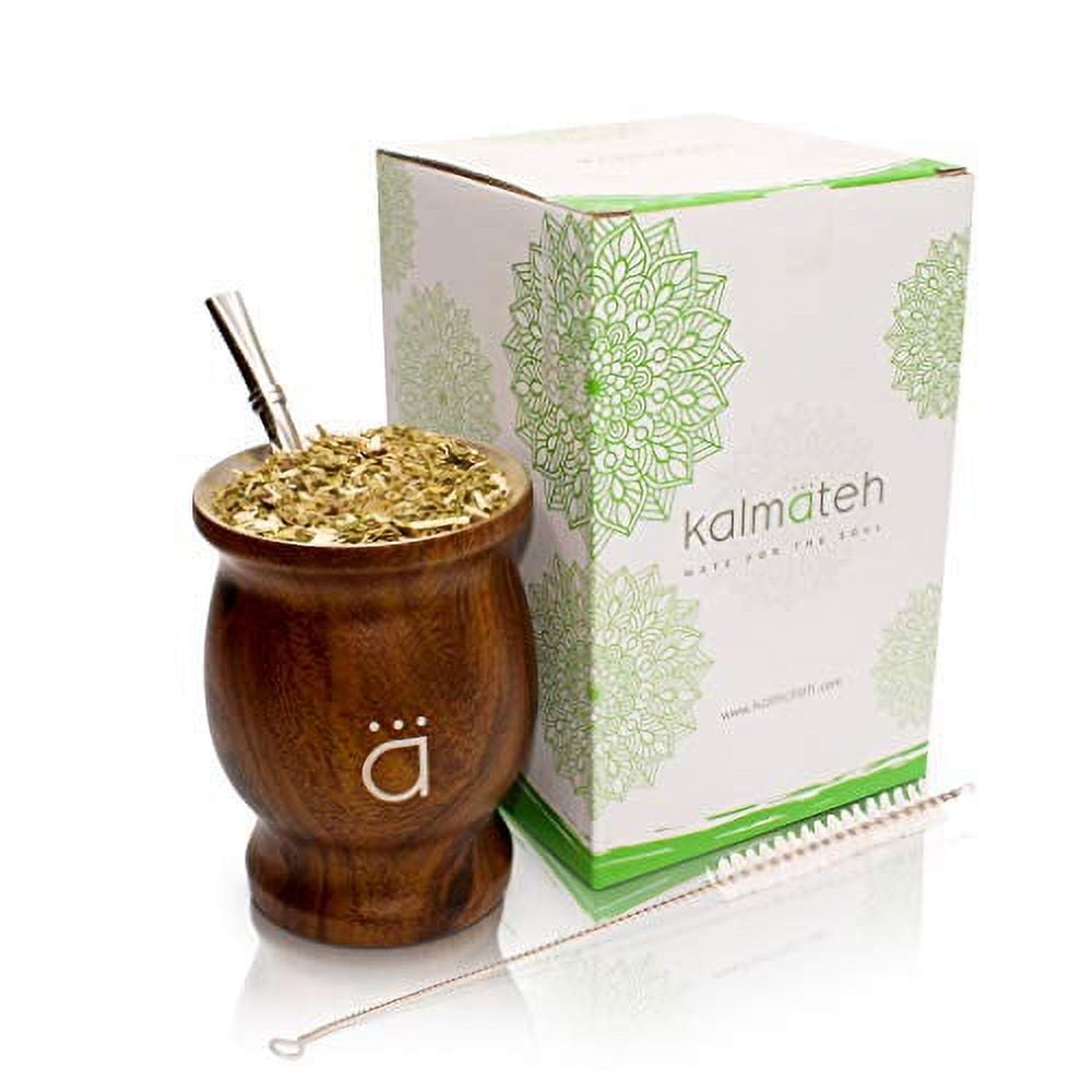 Kalmateh Traditional Double Wall Stainless Steel Yerba Mate Gourd Set ...