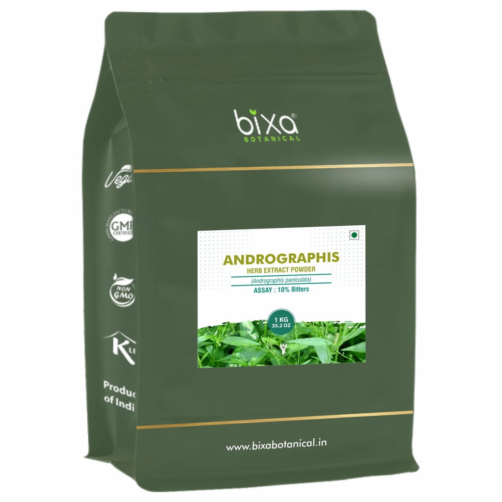Kalmegh (Andrographis paniculata) Dry Extract - 10% Total Andrographolide by HPLC | 1Kg ...