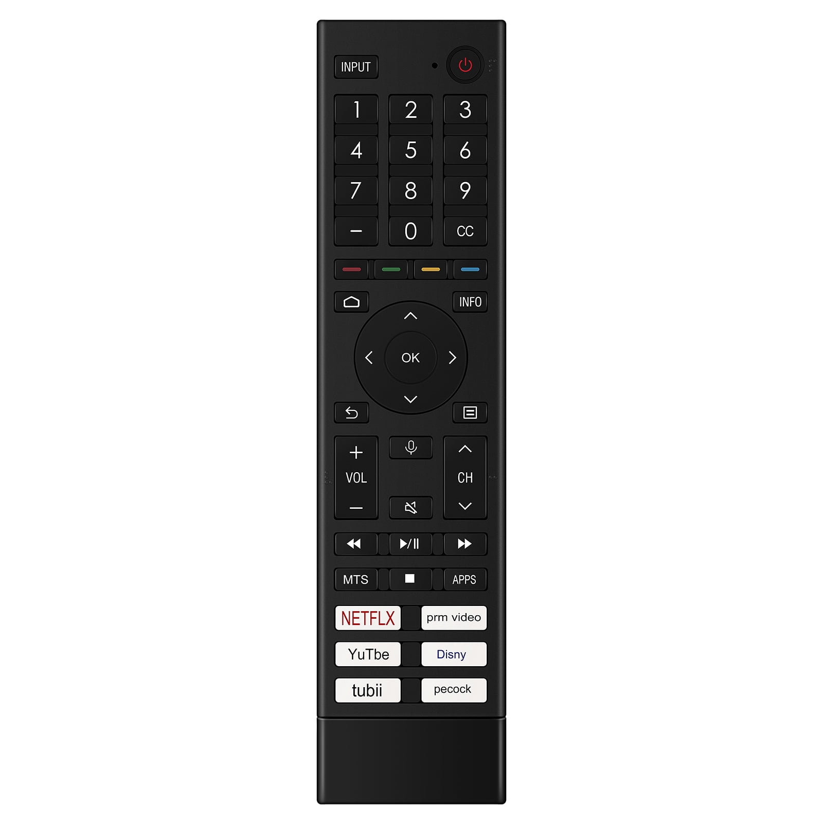 Kalmuty ERF3Z80H Voice Replaced Remote Control Fit for Hisense Smart TV 43A4H 40A4H ?32A4FH ...