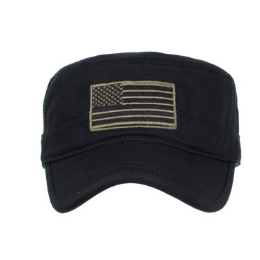 RapDom French Round Bill Mens Cadet Cap [Black - L] - Walmart.com