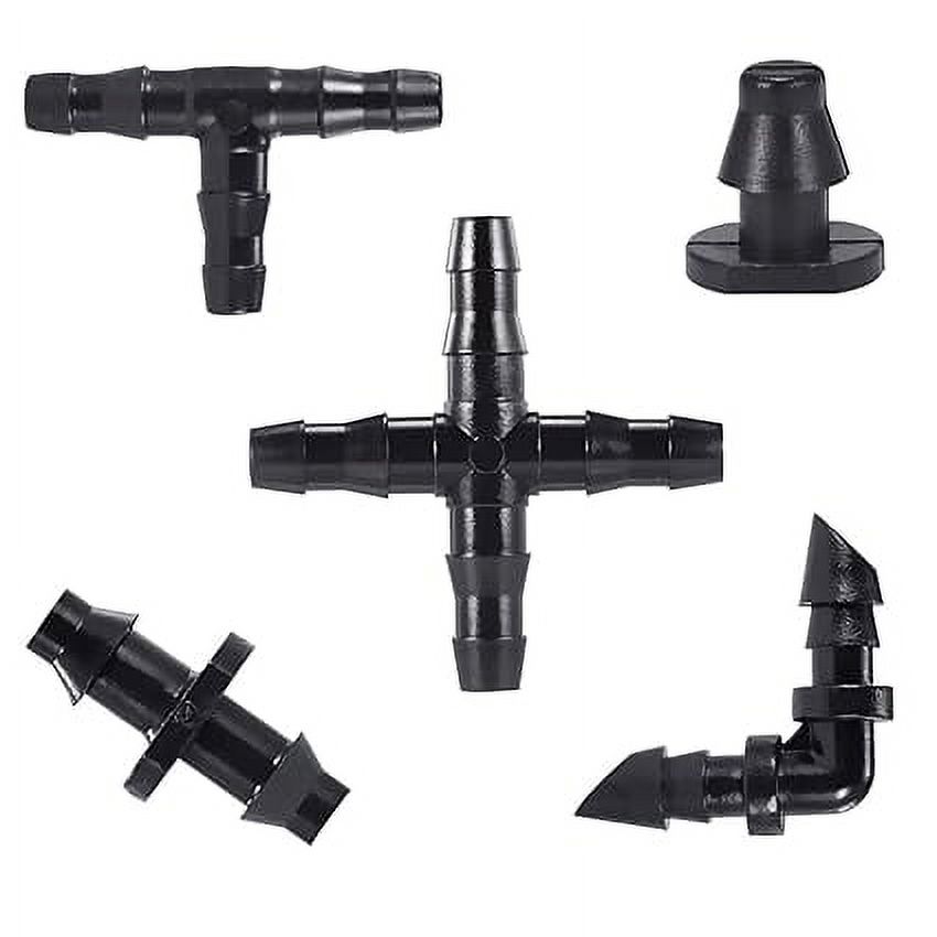 DIG R67 Drip Irrigation Fittings 0.5 in. Plastic Riser Adapter w/ 0.25 ...