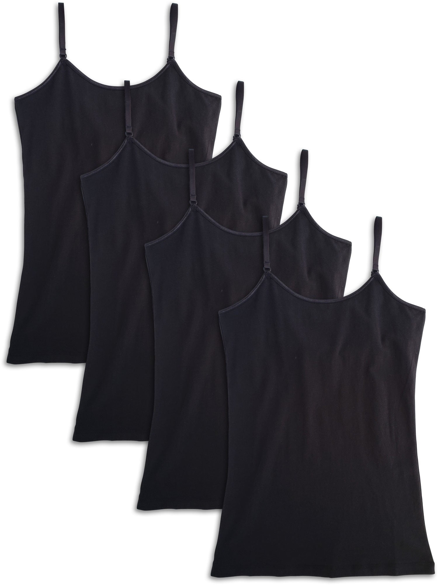 Kalon Women's 4-Pack Shelf Bra Camisole Cotton Spandex - Walmart.com