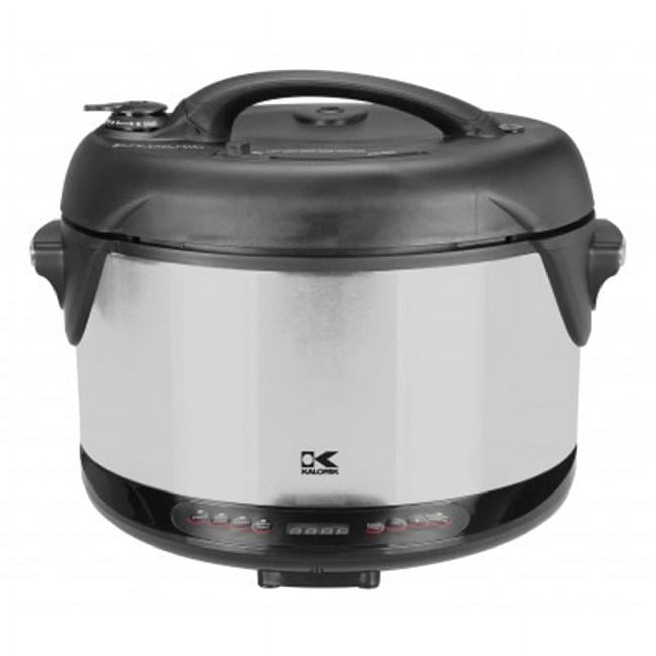 Kalorik EPCK 40911 SS Indoor Electric Pressure Cooker Smoker, Black ...