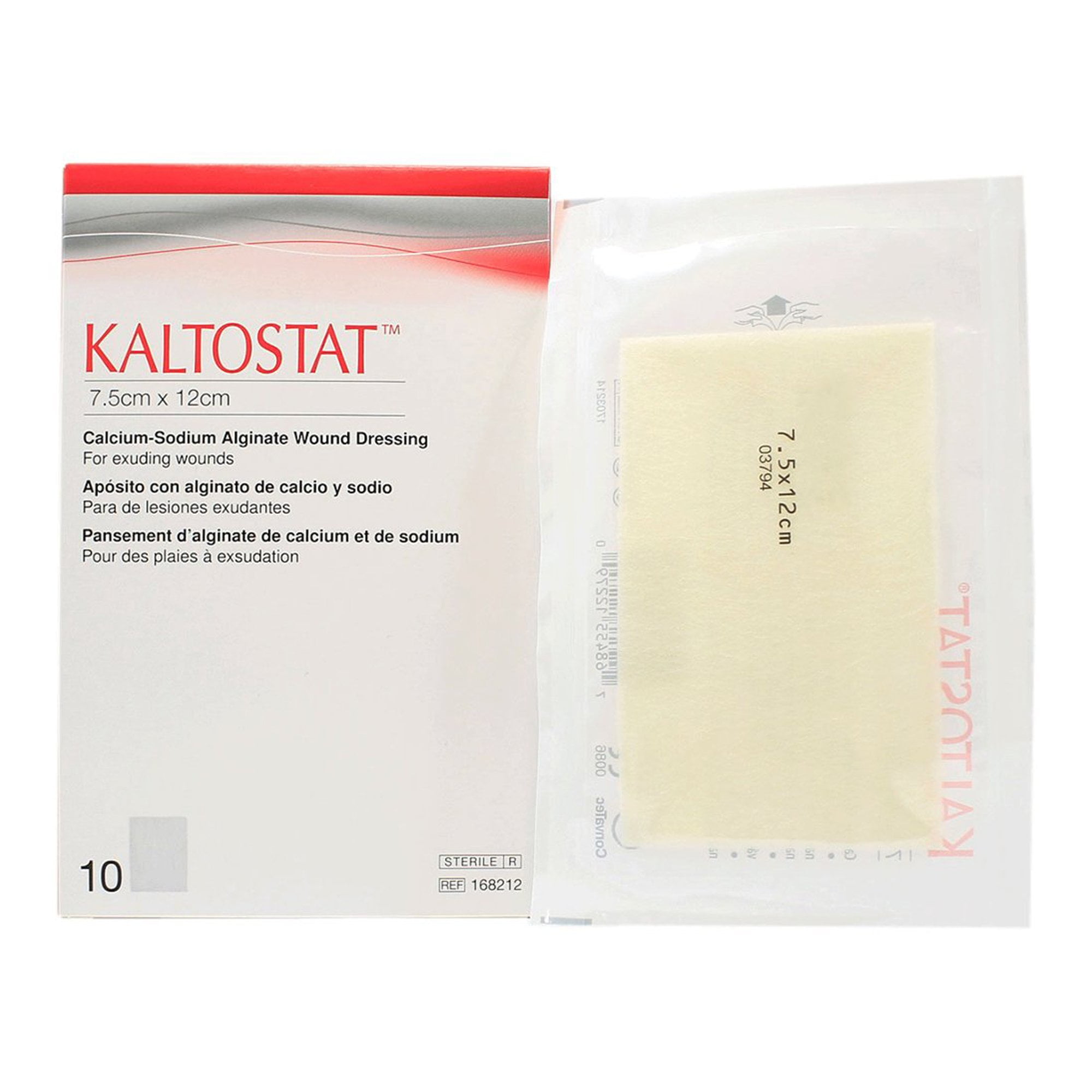 Kaltostat Calcium Sodium Alginate Dressing # 168212, White, 3" X 4-3/4 ...