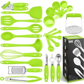 Kaluns 24-Pc Silicone Cooking Utensils Set, Apartment Essentials ...