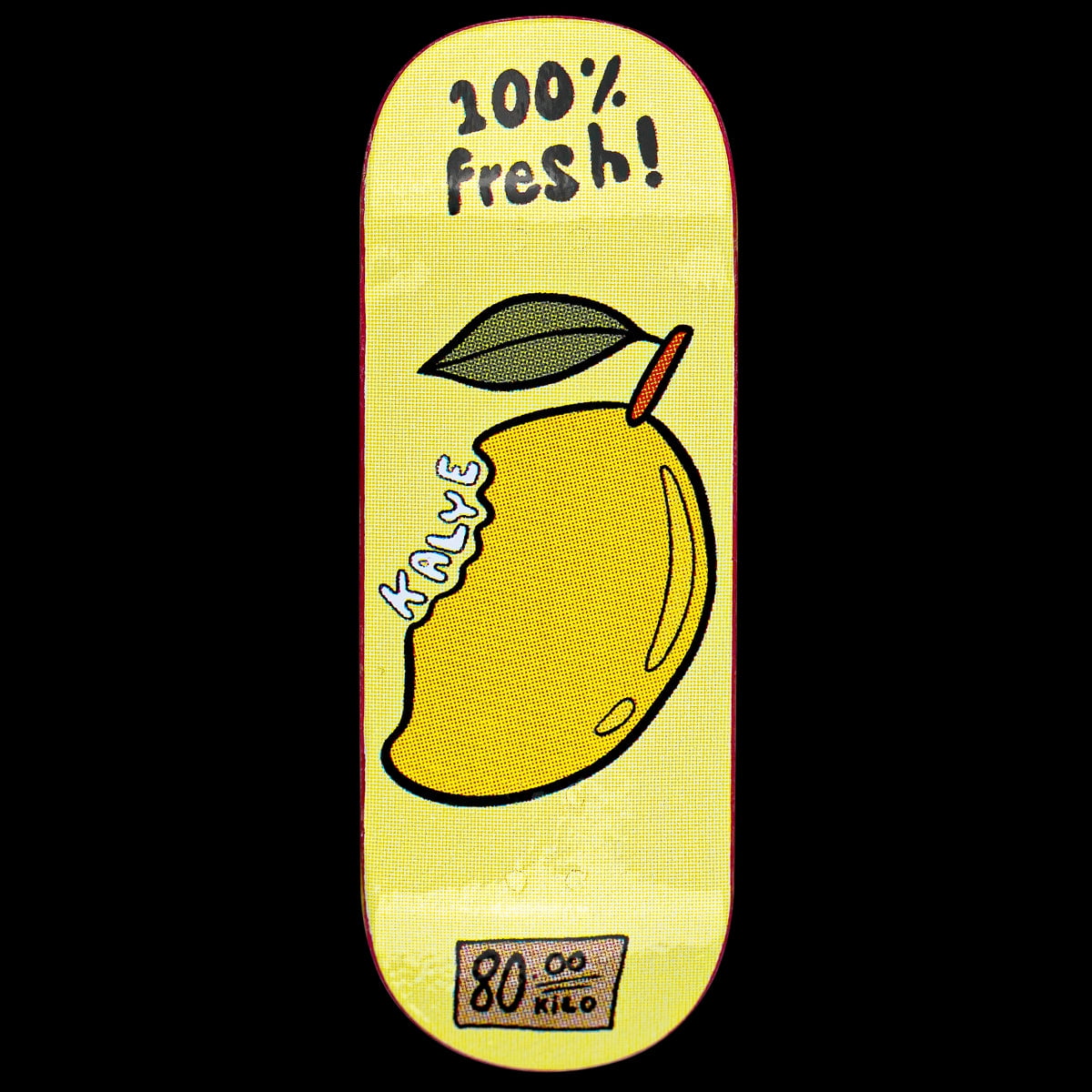 Kalye Decks Kalye Fingerboard Deck - Mango Urban - 34mm - Walmart.com