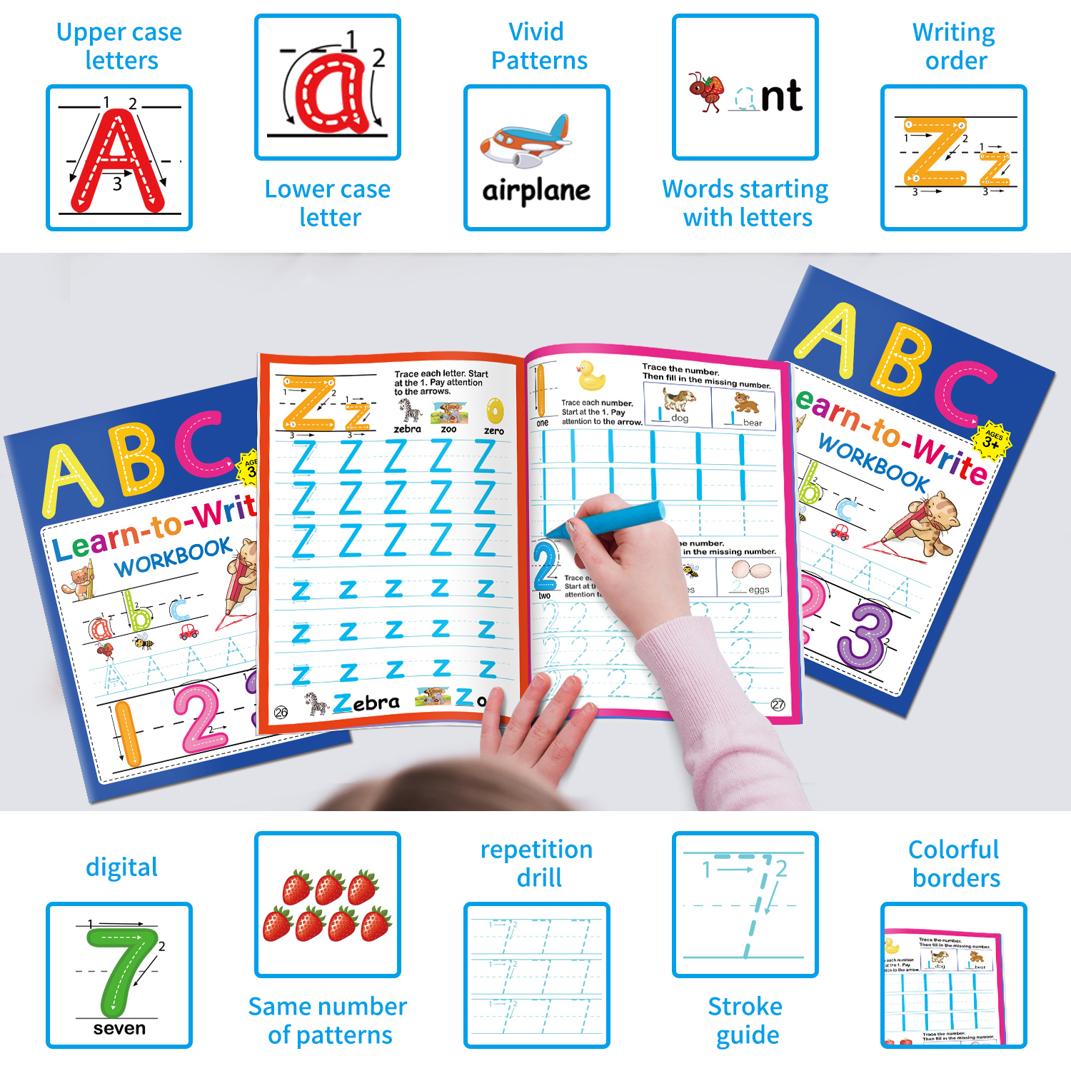 Summer K ABC Workbook: Summer Prek Alphabet Tracing Workbook Gifts ...