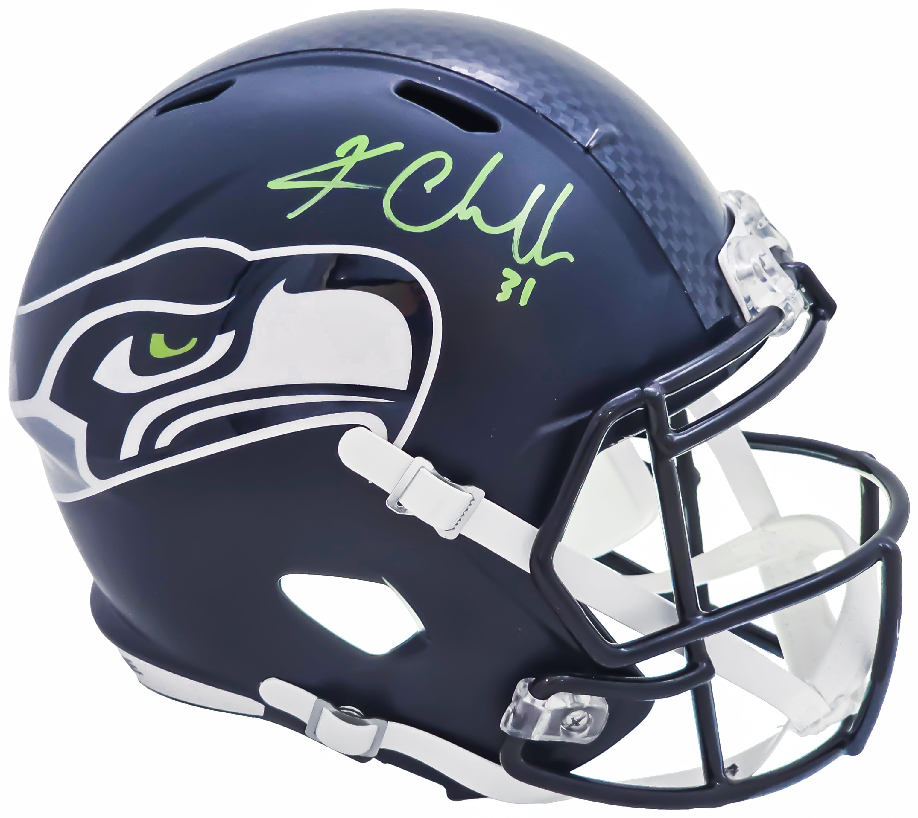 Kam Chancellor Autographed Seattle Seahawks Blue Full Size Replica ...