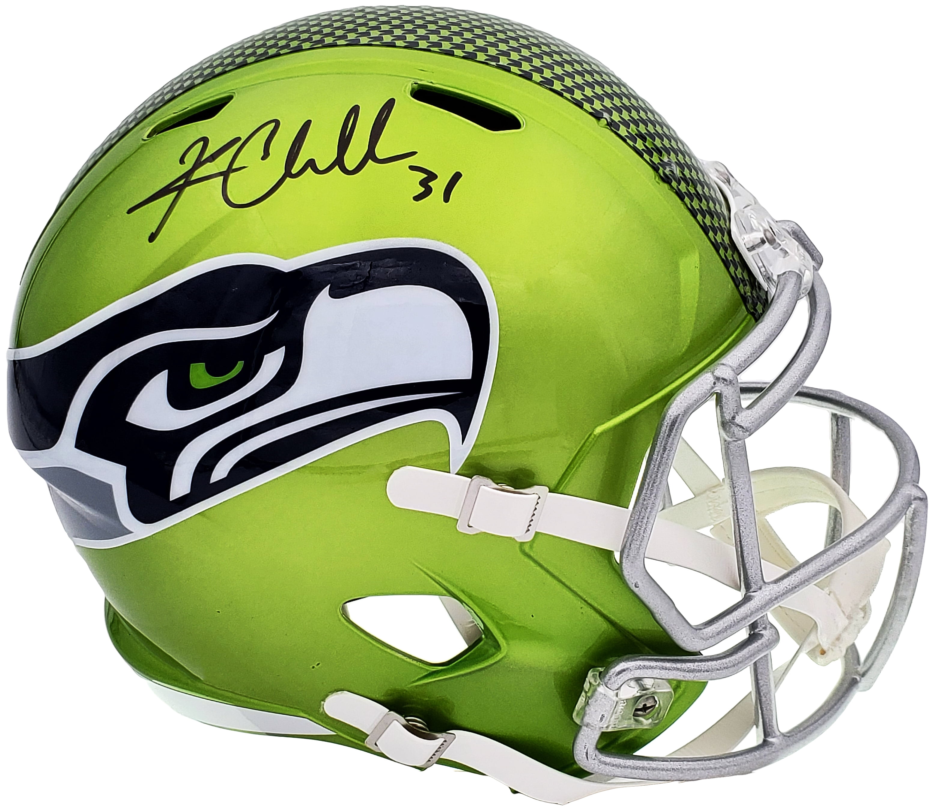 Kam Chancellor Autographed Seattle Seahawks Flash Green Full Size ...
