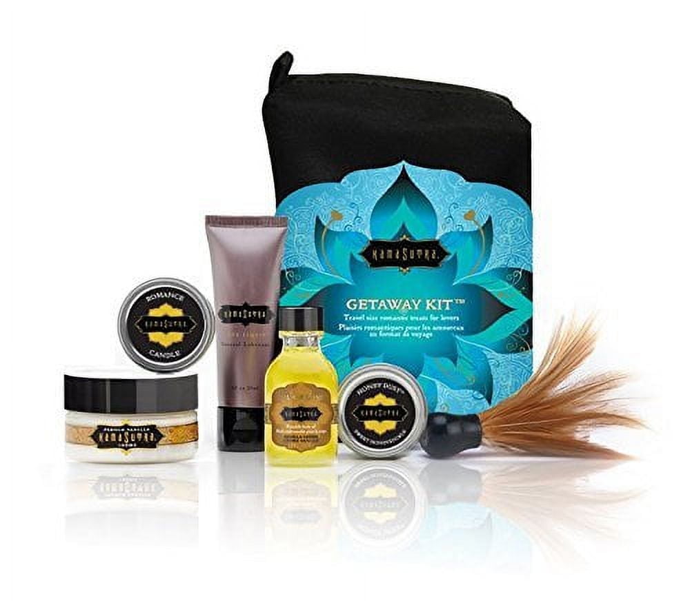 Kama Sutra Getaway Kit: Sensual, Arousal Travel Set for Lovers ...