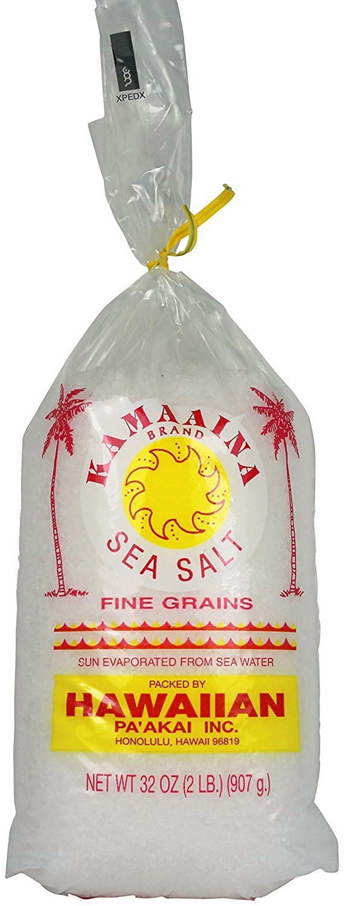 Kamaaina Brand Sea Salt KEF28 - Fine Grains Net Wt. 32 Oz. - Walmart.com