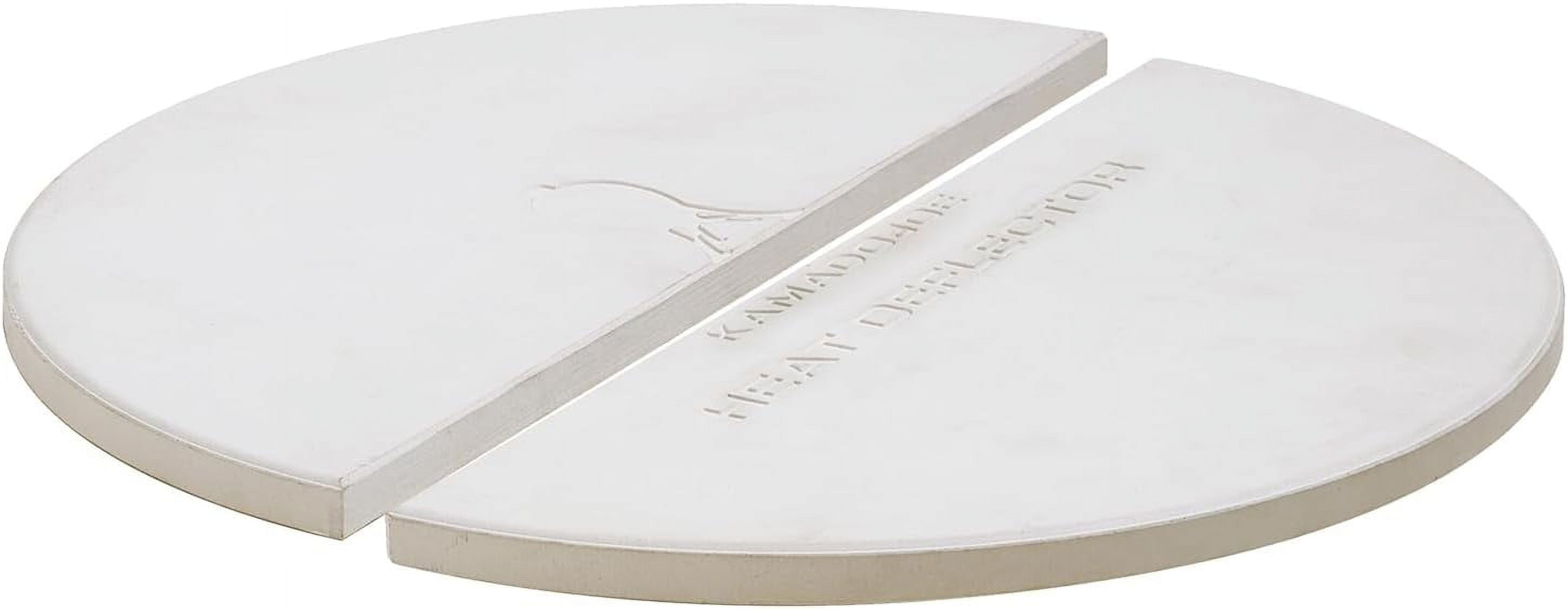 Kamado Joe Indirect Cooking Half-Moon Ceramic Heat Deflector Plates for ...