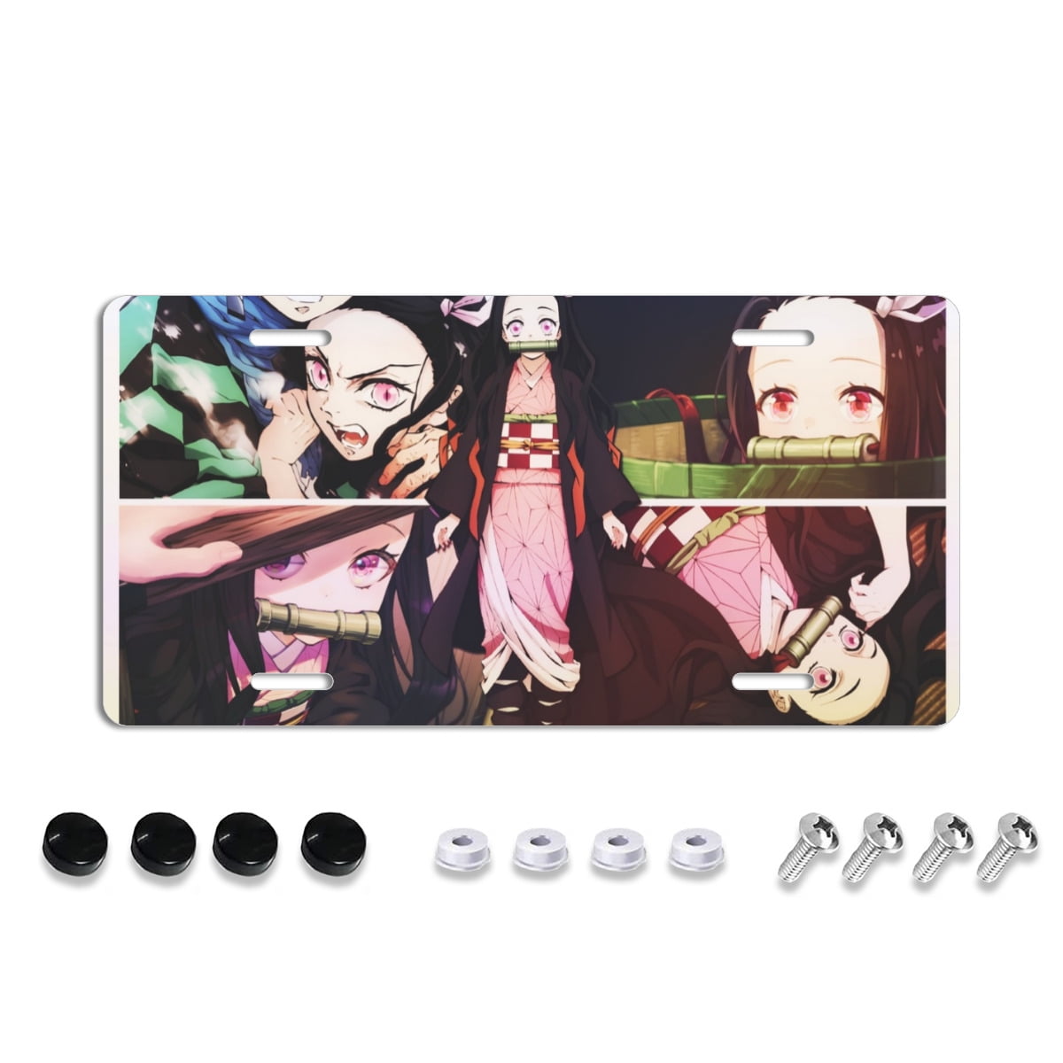 Kamado Nezuko Anime License Plate Cover Personalized Car License Plate ...