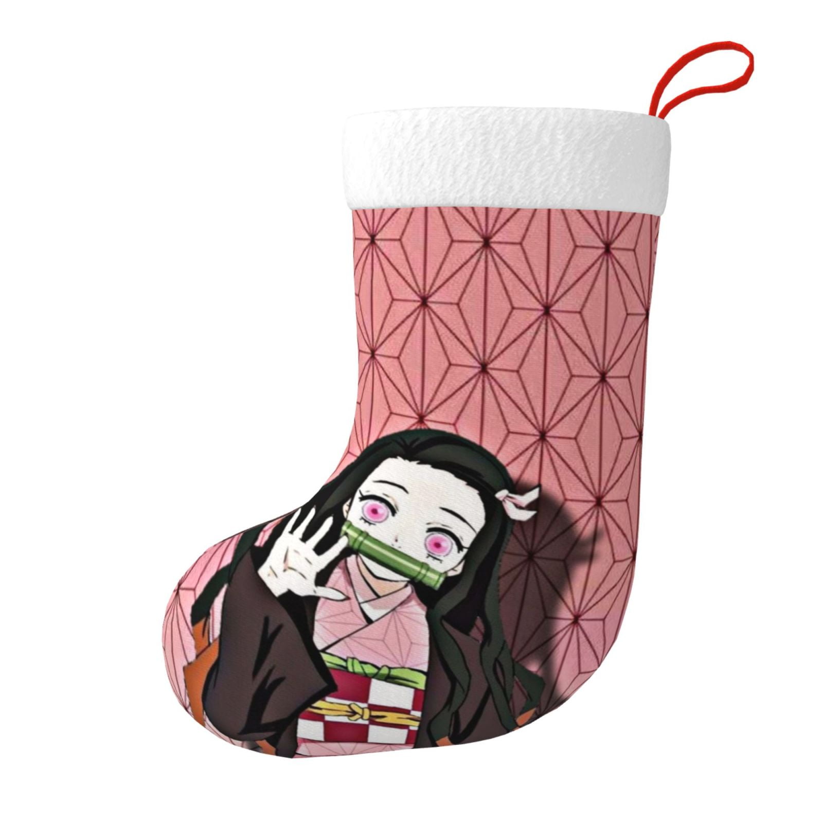 Kamado Nezuko Christmas Stocking 17.7" Classic Xmas Stockings For ...