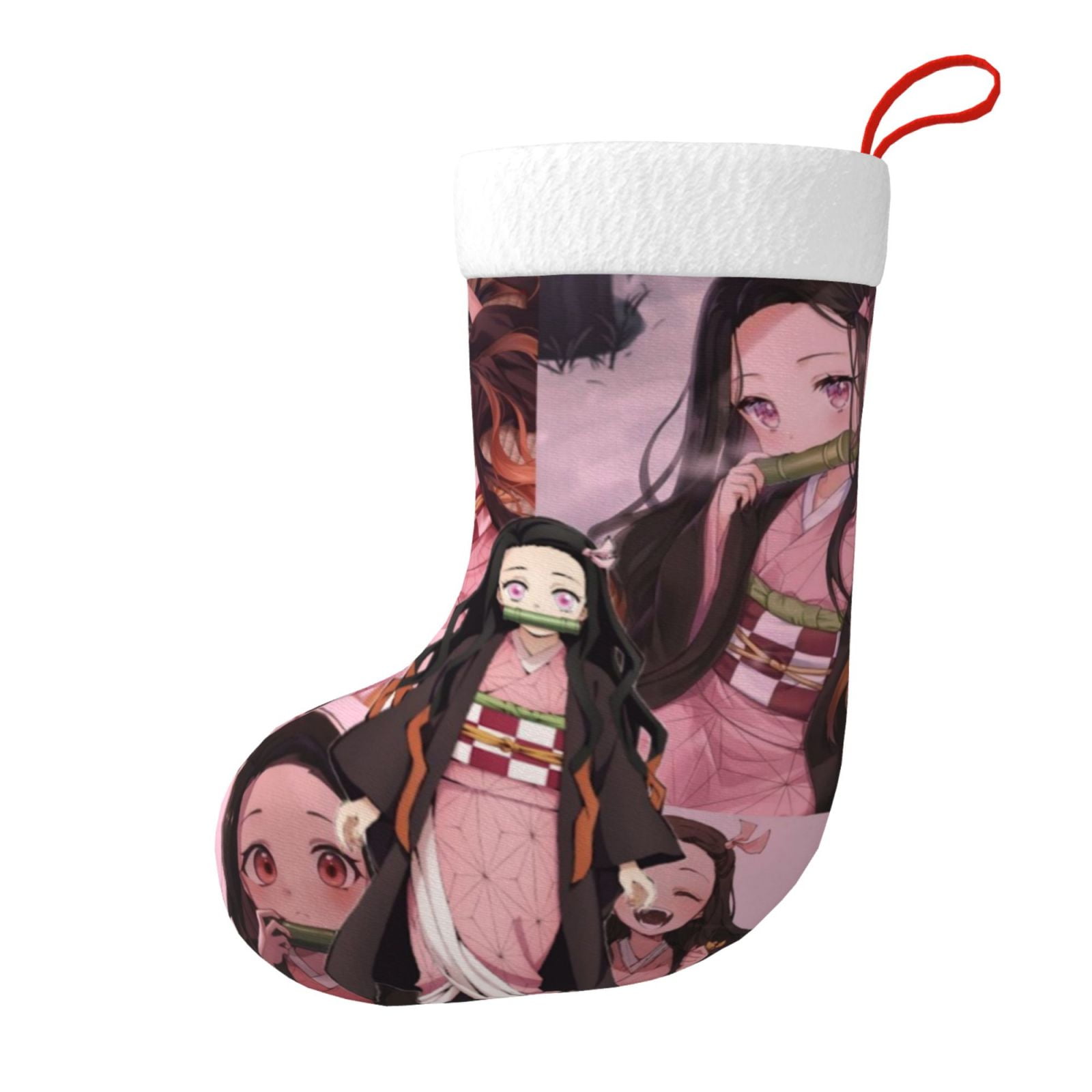 Kamado Nezuko Christmas Stocking 17.7" Classic Xmas Stockings For ...