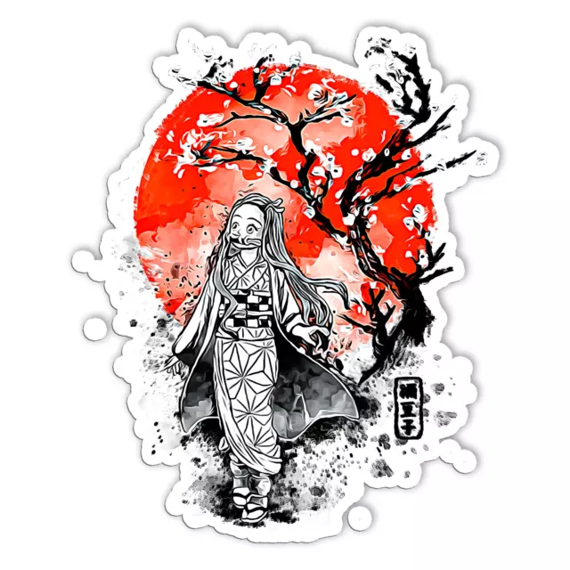 Kamado Nezuko Demon Slayer Kimetsu No Yaiba Sticker Phone Decal Water ...
