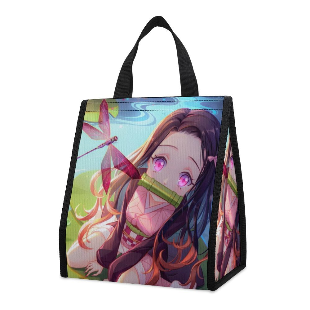 Kamado Nezuko Insulated Lunch Bag Cooler Bag Grocery Thermal Bags ...