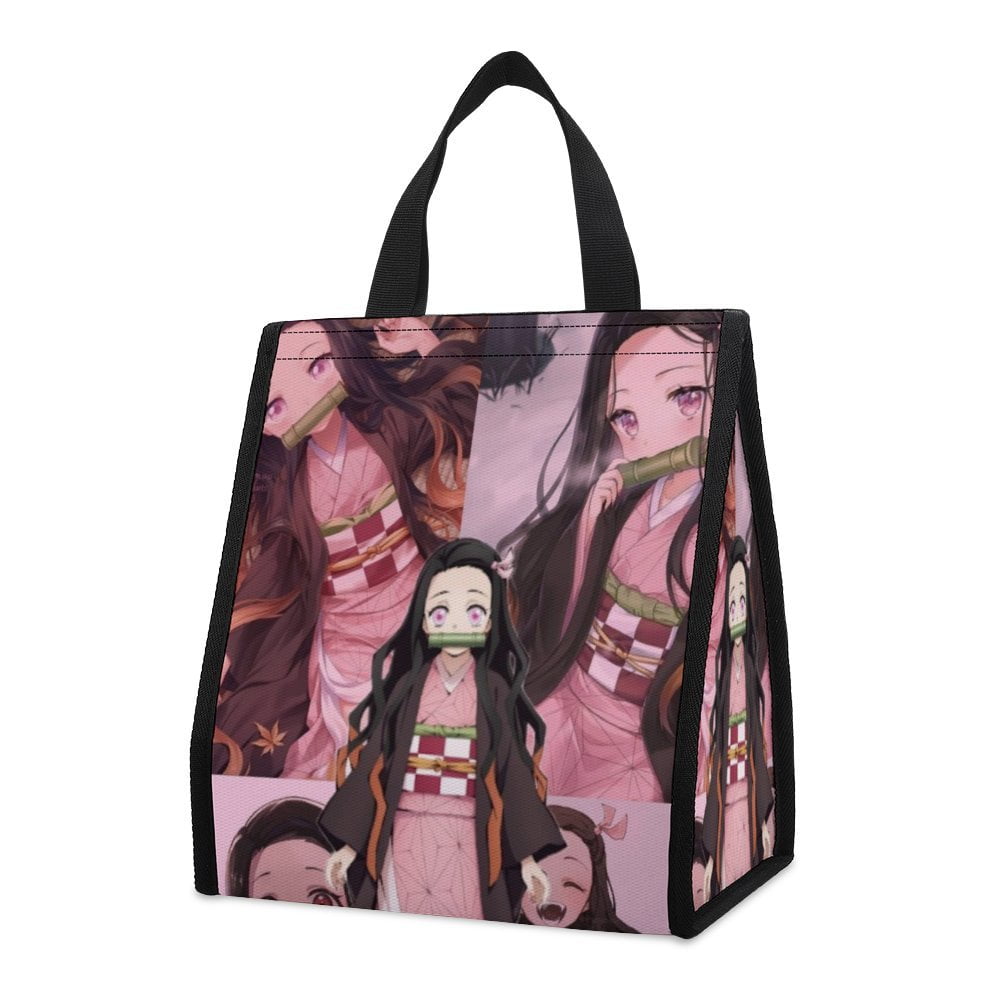 Kamado Nezuko Insulated Lunch Bag Cooler Bag Grocery Thermal Bags ...