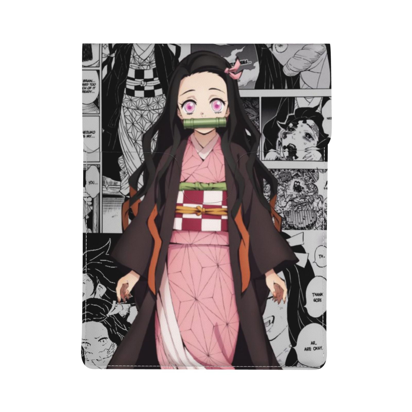 Kamado Nezuko Leather Laptop Sleeve Case Slim Waterproof Protective ...