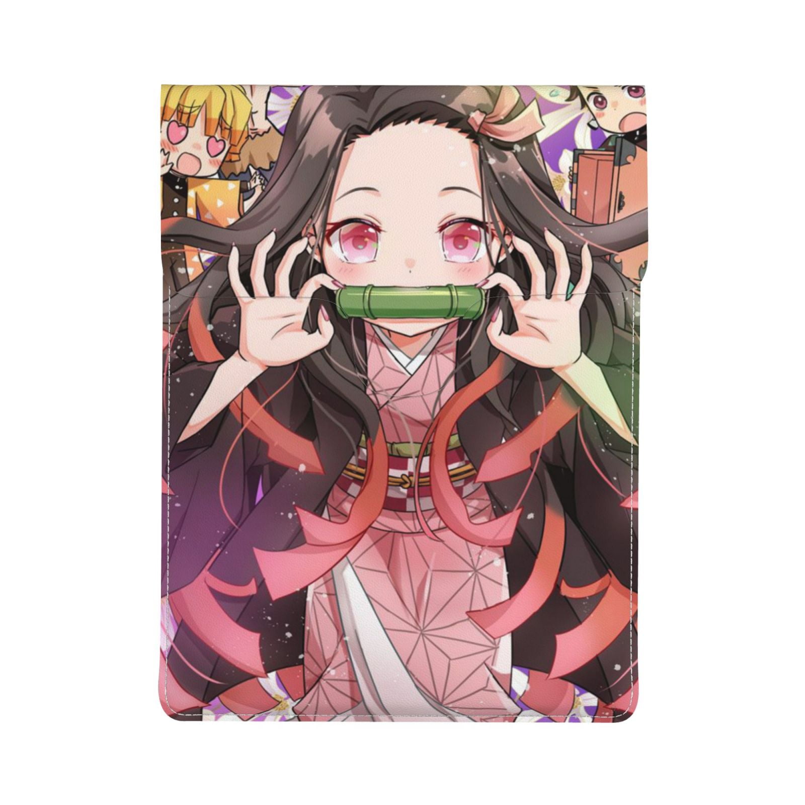 Kamado Nezuko Leather Laptop Sleeve Case Slim Waterproof Protective ...