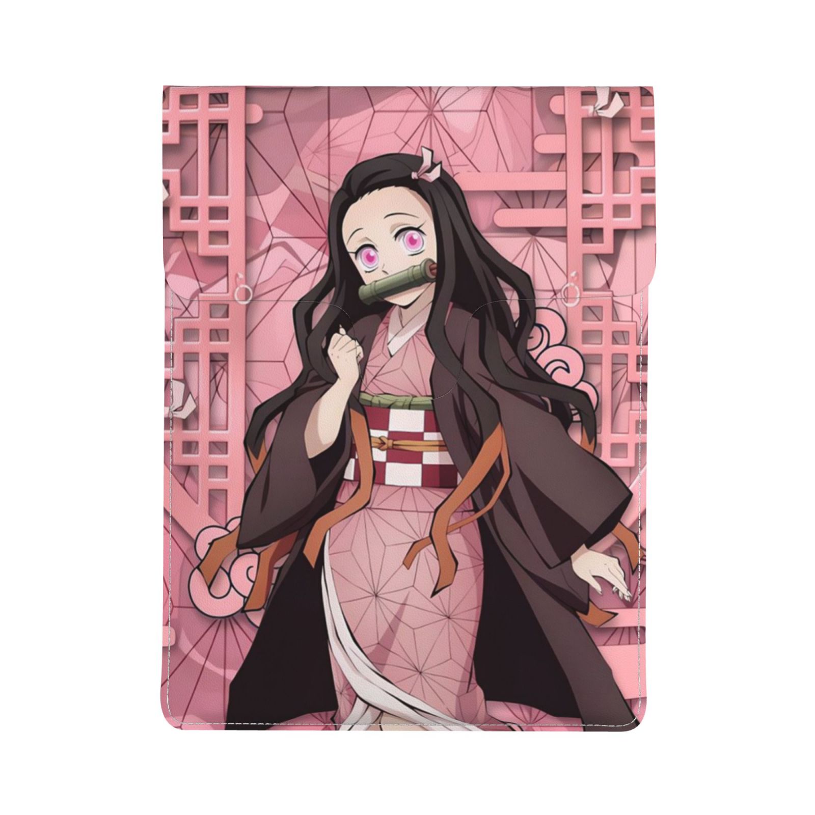 Kamado Nezuko Leather Laptop Sleeve Case Slim Waterproof Protective ...