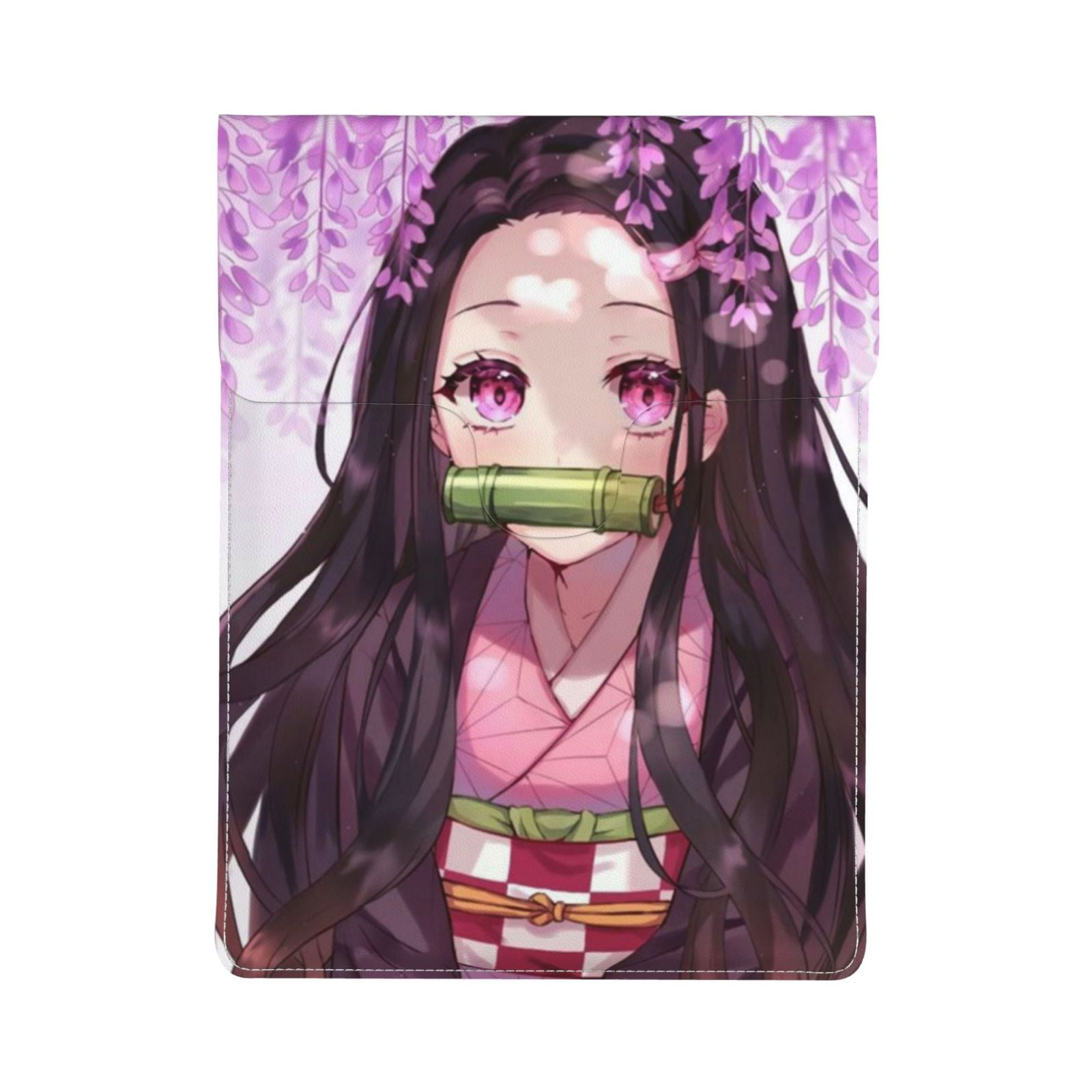 Kamado Nezuko Leather Laptop Sleeve Case Slim Waterproof Protective ...