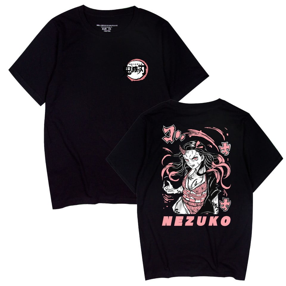 Kamado Nezuko Mens AnimeKamado Nezuko T-Shirt Kimetsu no Yaiba Shirt ...
