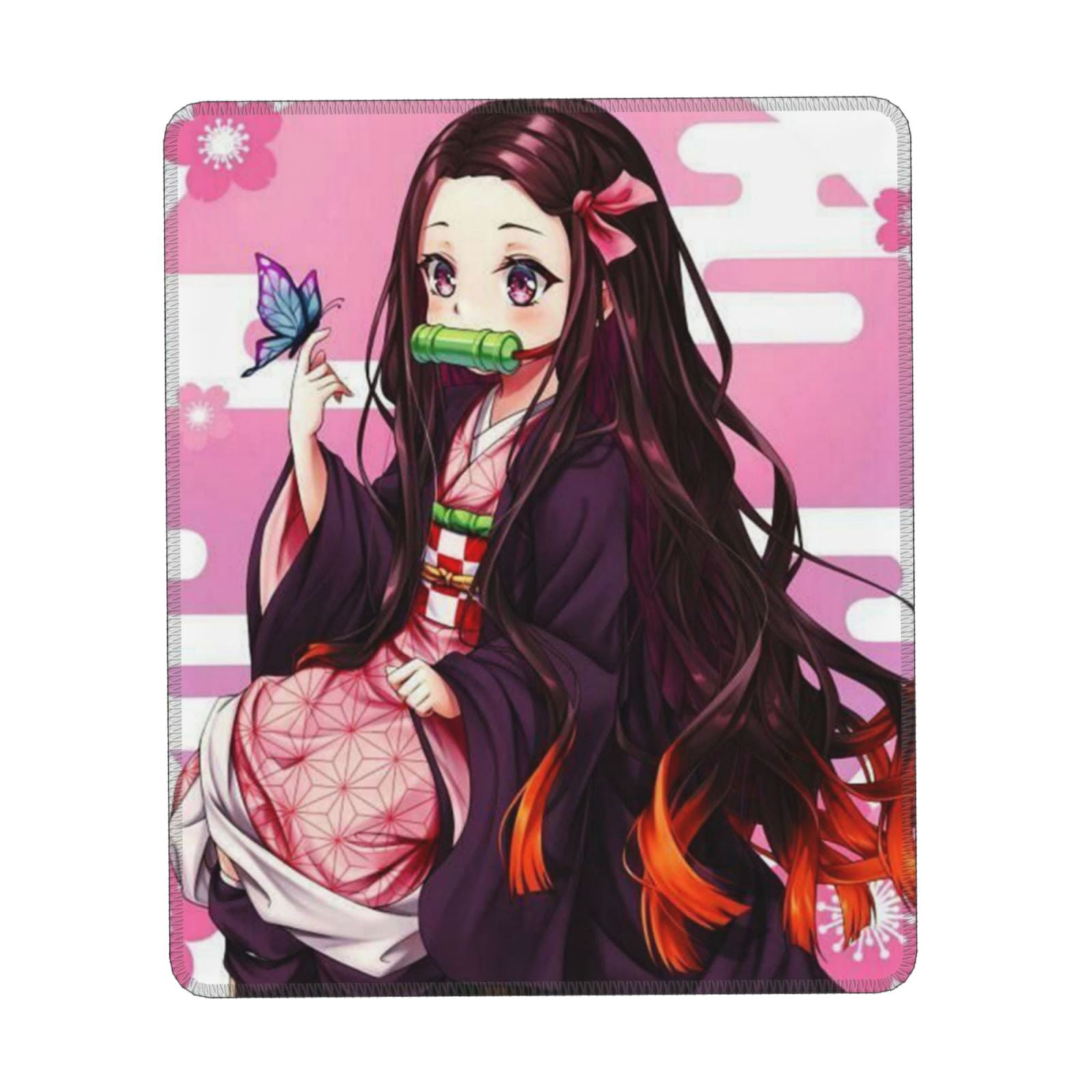 Kamado Nezuko Mouse Pad 10 X 12 Inch Non-Slip Keyboard Mat Rubber Base ...