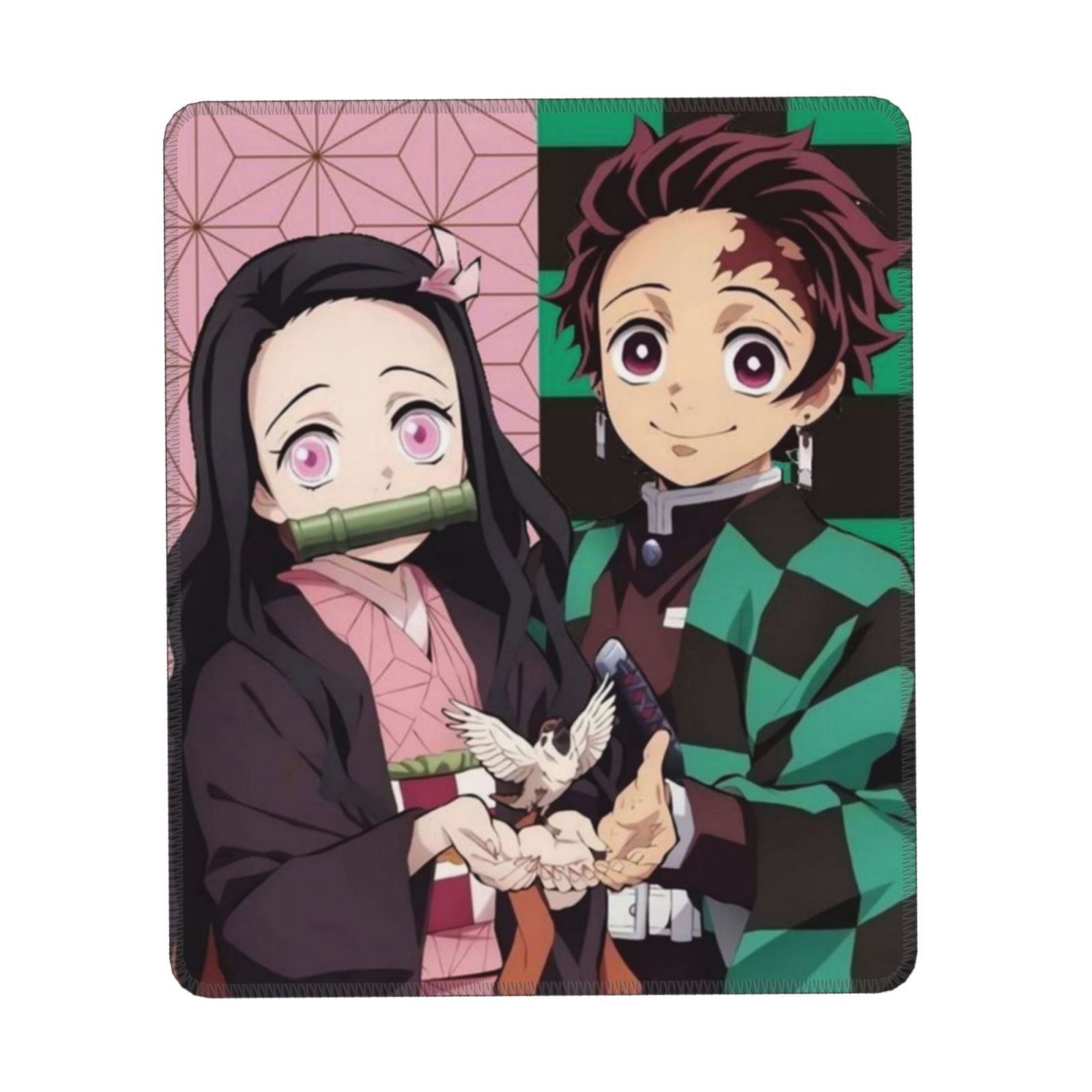 Kamado Nezuko Mouse Pad 10 X 12 Inch Non-Slip Keyboard Mat Rubber Base ...