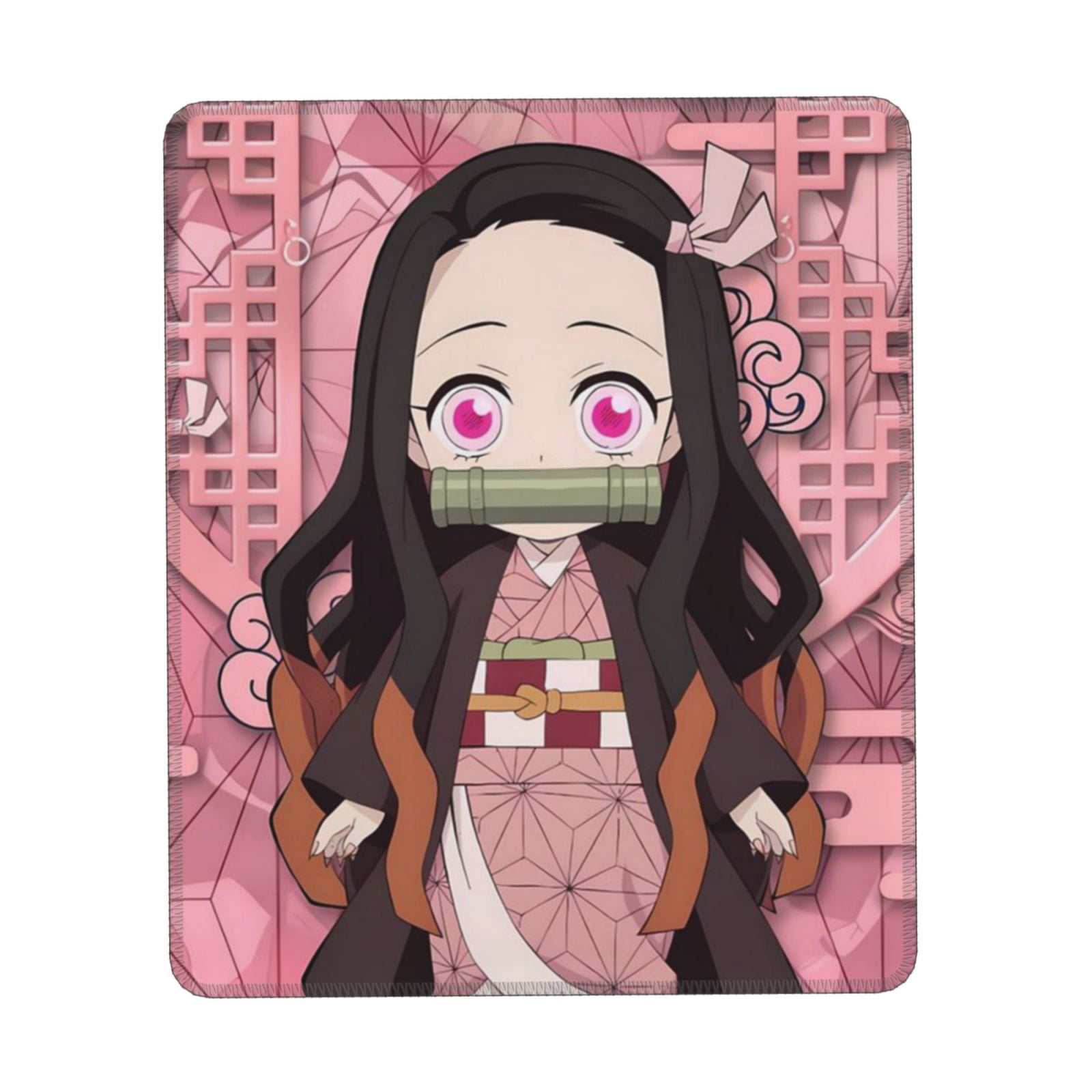 Kamado Nezuko Mouse Pad 10 X 12 Inch Non-Slip Keyboard Mat Rubber Base ...