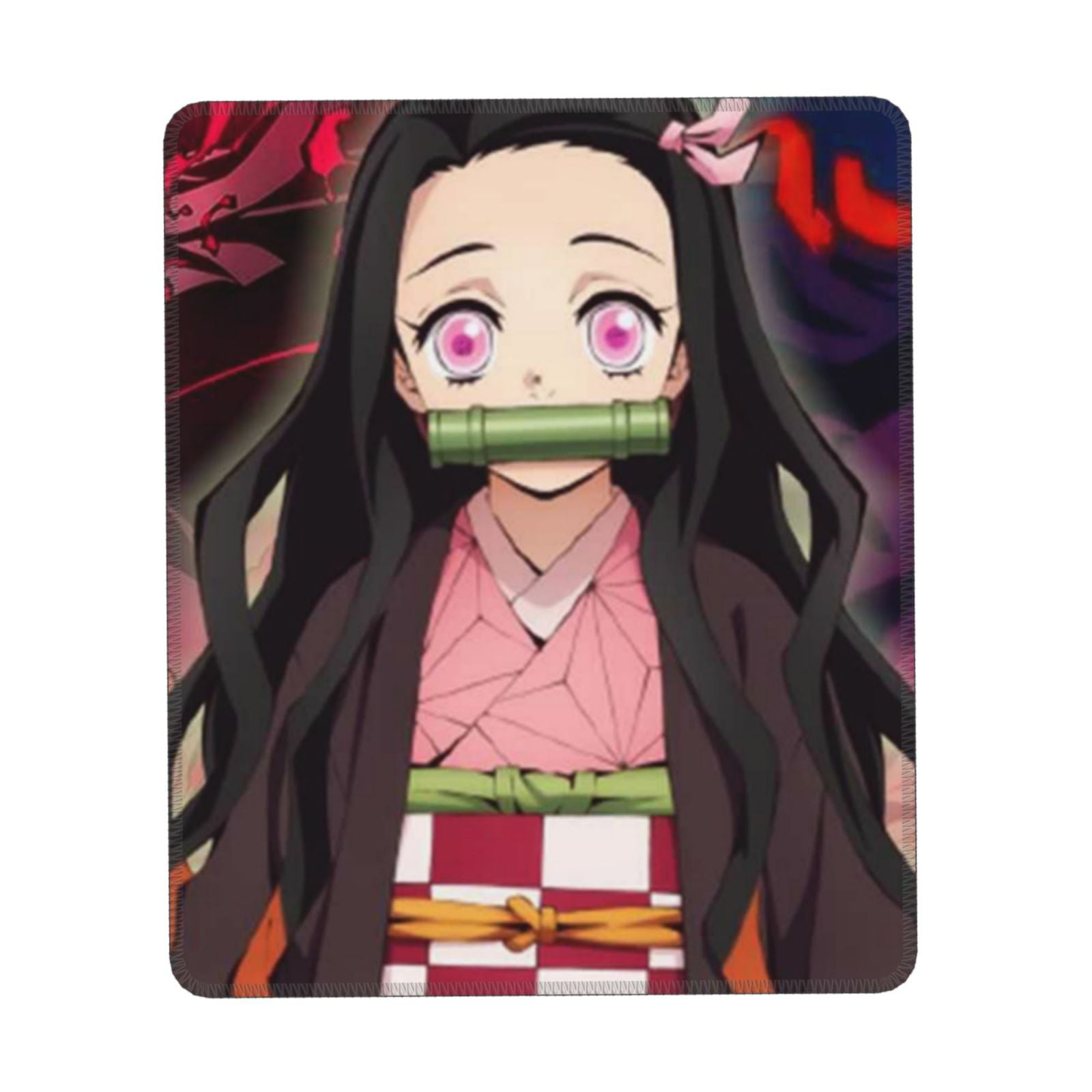 Kamado Nezuko Mouse Pad 7.9 X 9.5 In Non-Slip Keyboard Mat Rubber Base ...