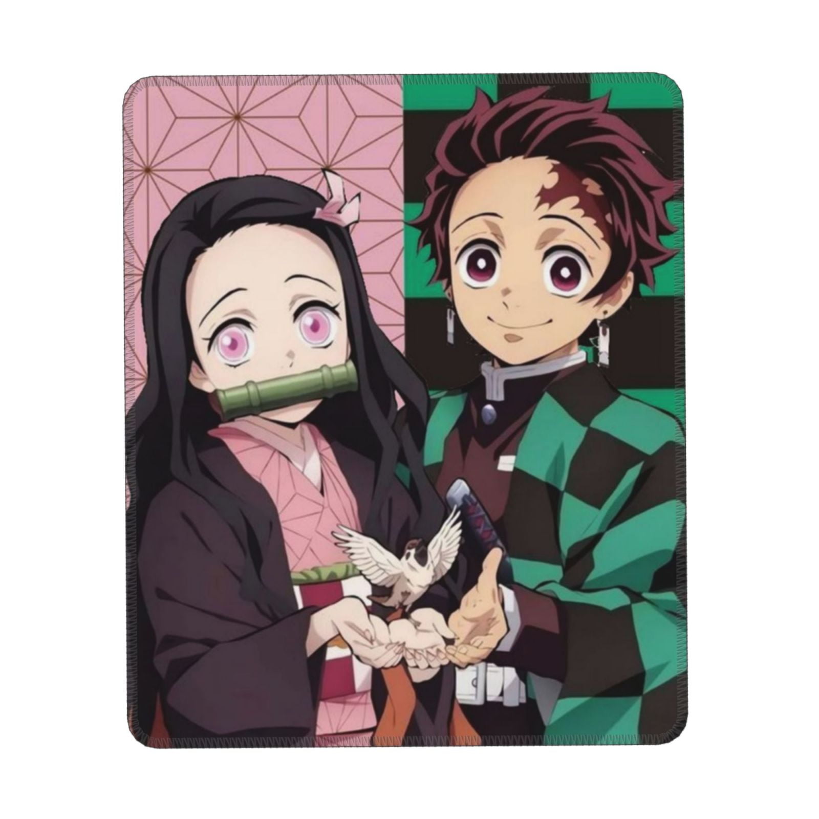 Kamado Nezuko Mouse Pad 7 X 8.6 In Non-Slip Keyboard Mat Rubber Base ...