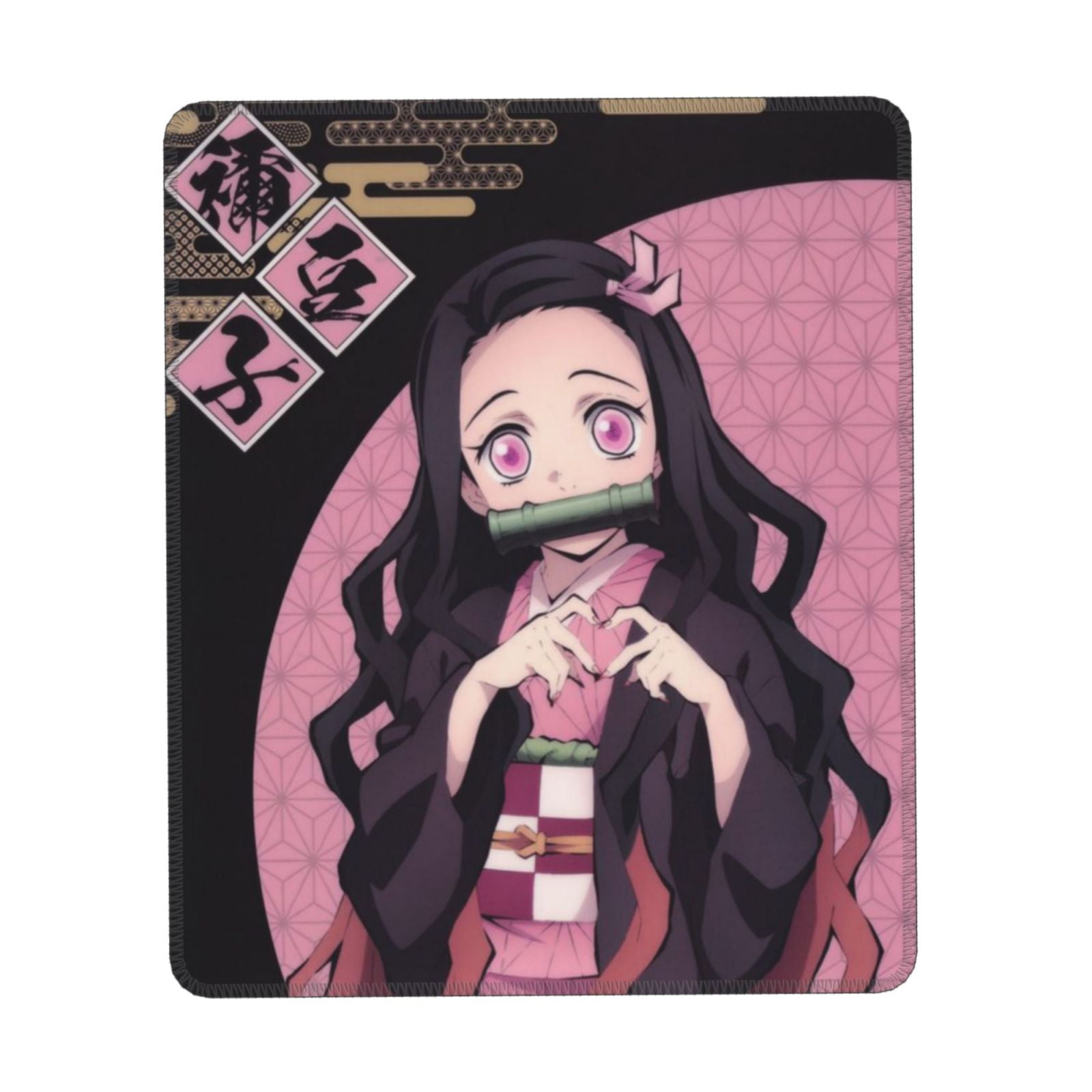 Kamado Nezuko Mouse Pad 7 X 8.6 In Non-Slip Keyboard Mat Rubber Base ...