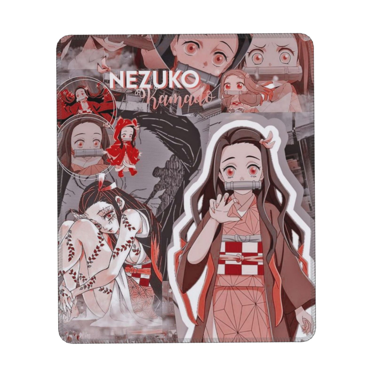 Kamado Nezuko Mouse Pad 7 X 8.6 In Non-Slip Keyboard Mat Rubber Base ...