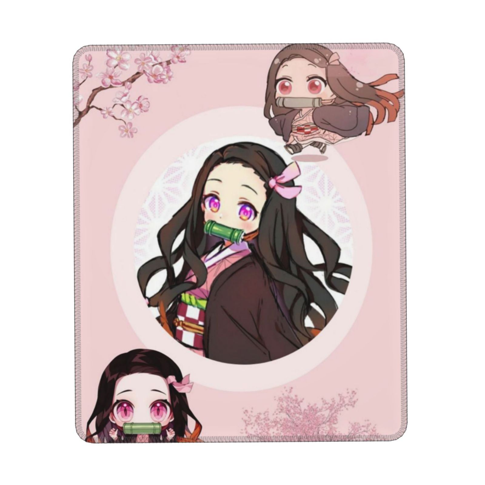 Kamado Nezuko Mouse Pad 7 X 8.6 In Non-Slip Keyboard Mat Rubber Base ...