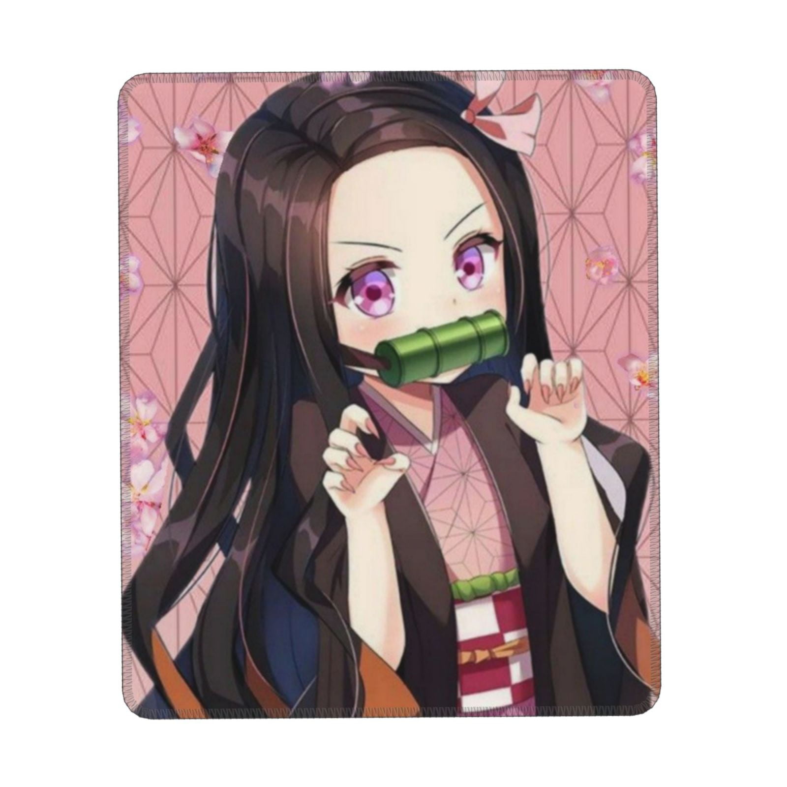 Kamado Nezuko Mouse Pad 8.3 X 10.3 In Non-Slip Keyboard Mat Rubber Base ...