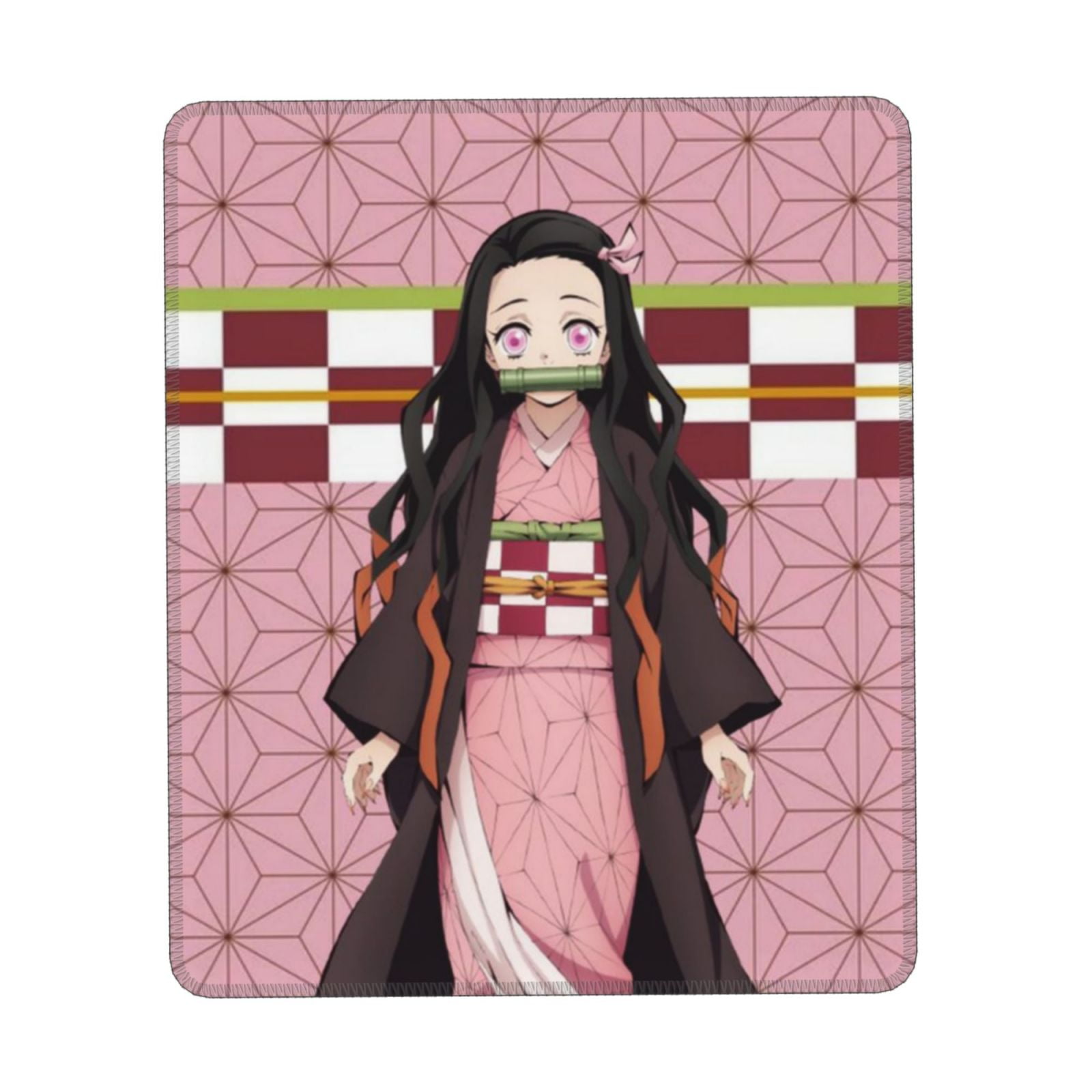 Kamado Nezuko Mouse Pad 8.3 X 10.3 In Non-Slip Keyboard Mat Rubber Base ...