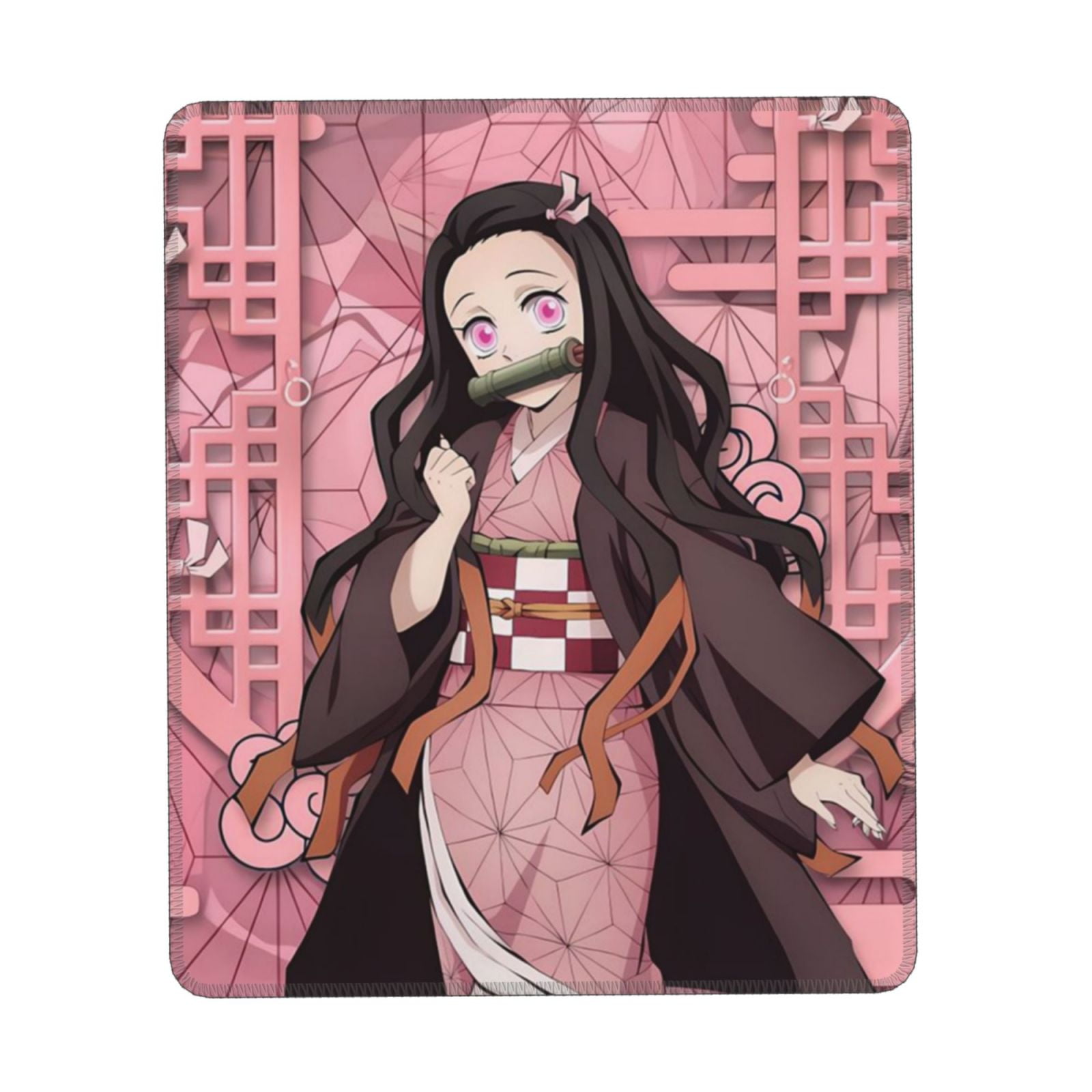 Kamado Nezuko Mouse Pad 8.3 X 10.3 In Non-Slip Keyboard Mat Rubber Base ...